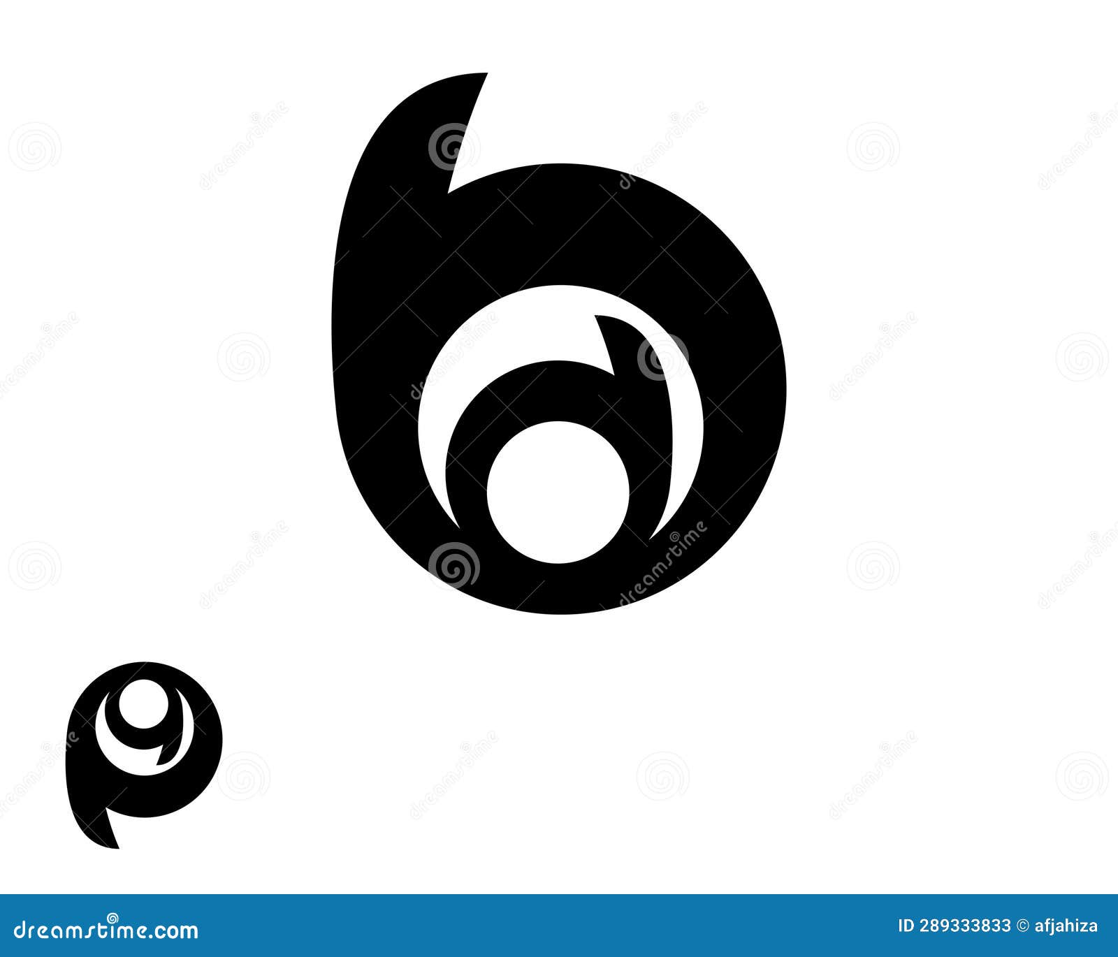 Letter Bd Db P9 9p Logo Template Cartoon Vector | CartoonDealer.com ...