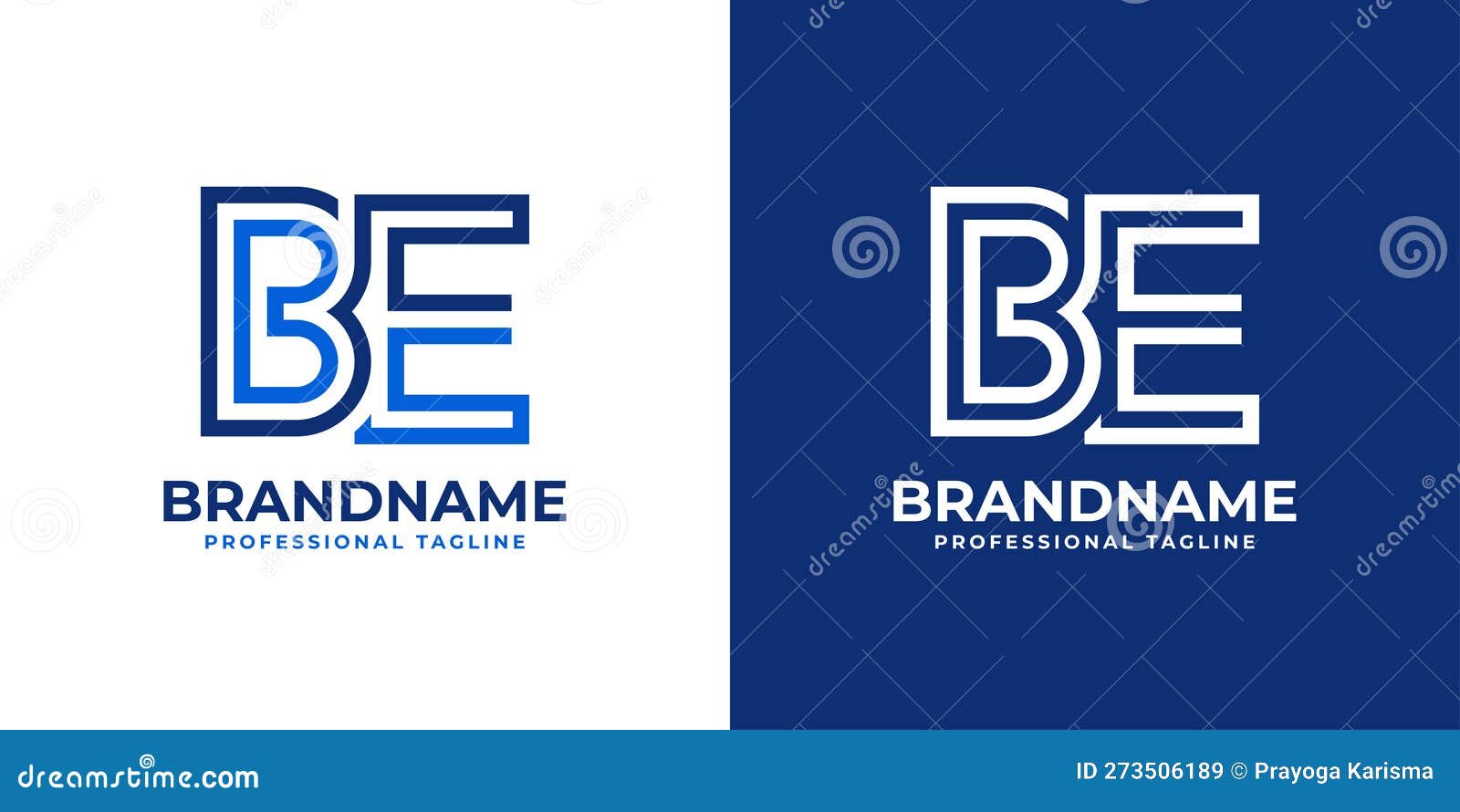 Letter BE Line Monogram Logo, Suitable for Any Business with BE or EB ...