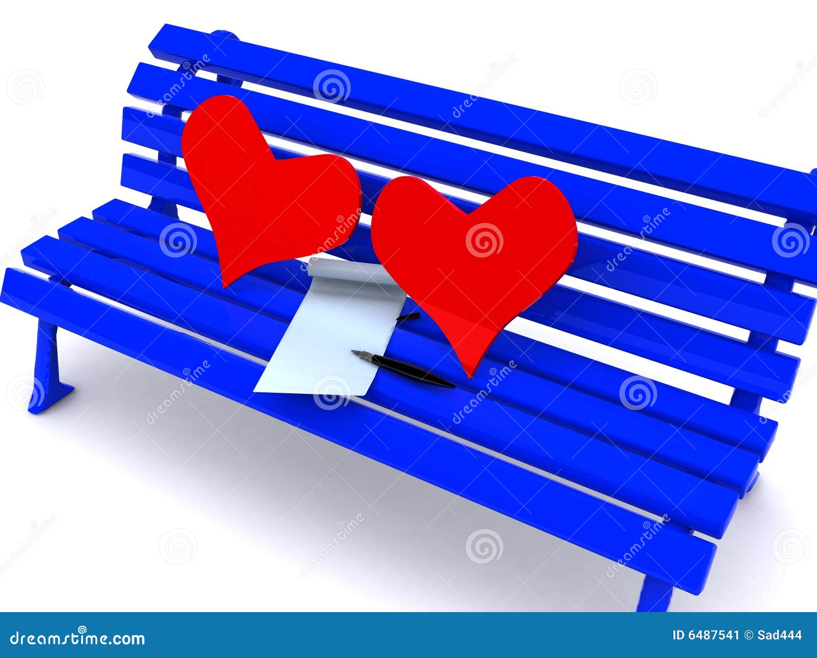 Letter on bench stock illustration. Illustration of poster - 6487541