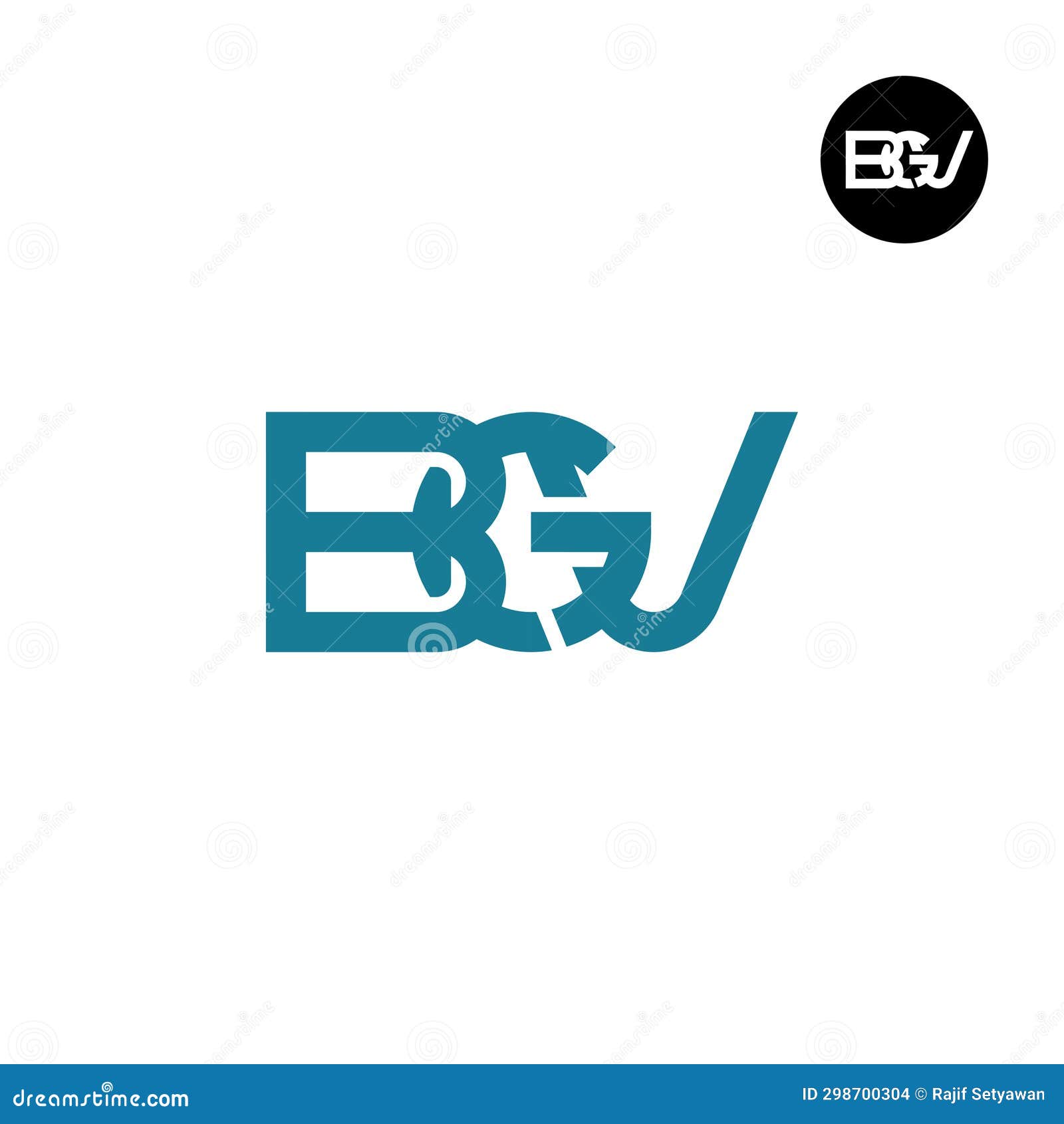 Letter BGV Monogram Logo Design Stock Illustration - Illustration of ...