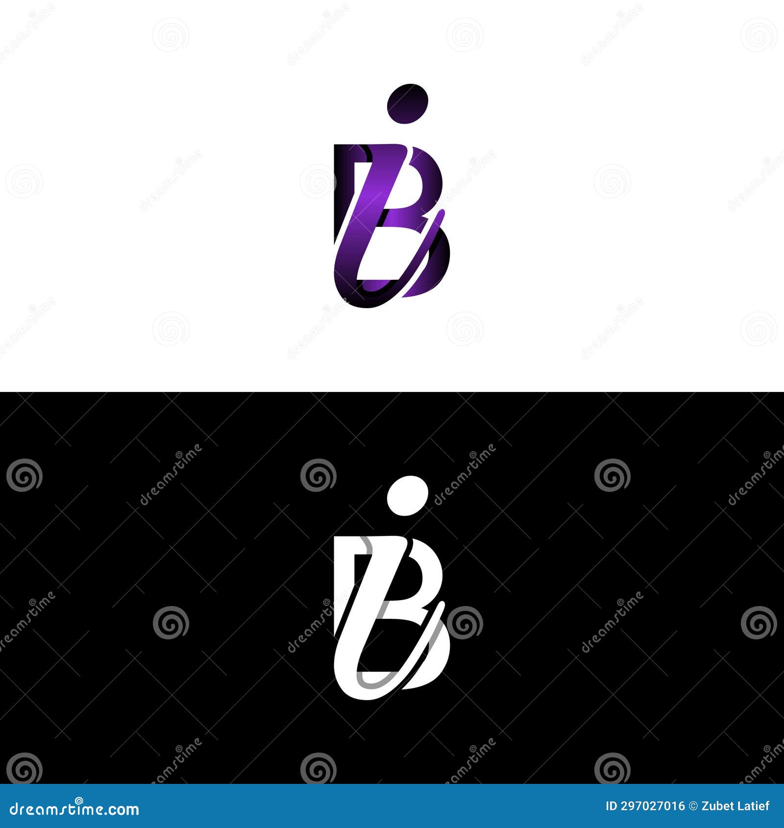 Letter BI Luxury Modern Monogram Logo Vector Design, Logo Initial ...