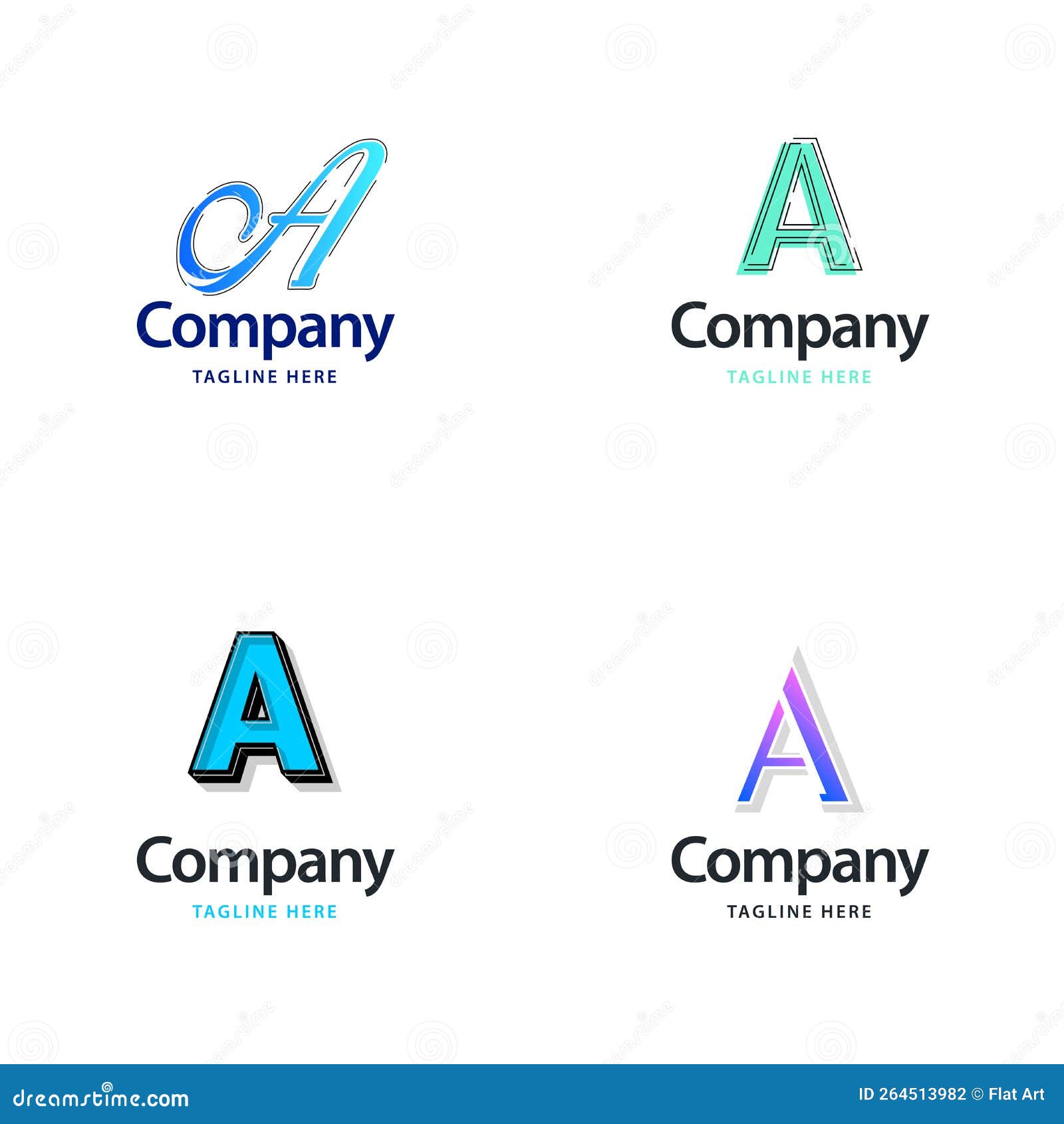 Letter a Big Logo Pack Design Creative Modern Logos Design for Your ...