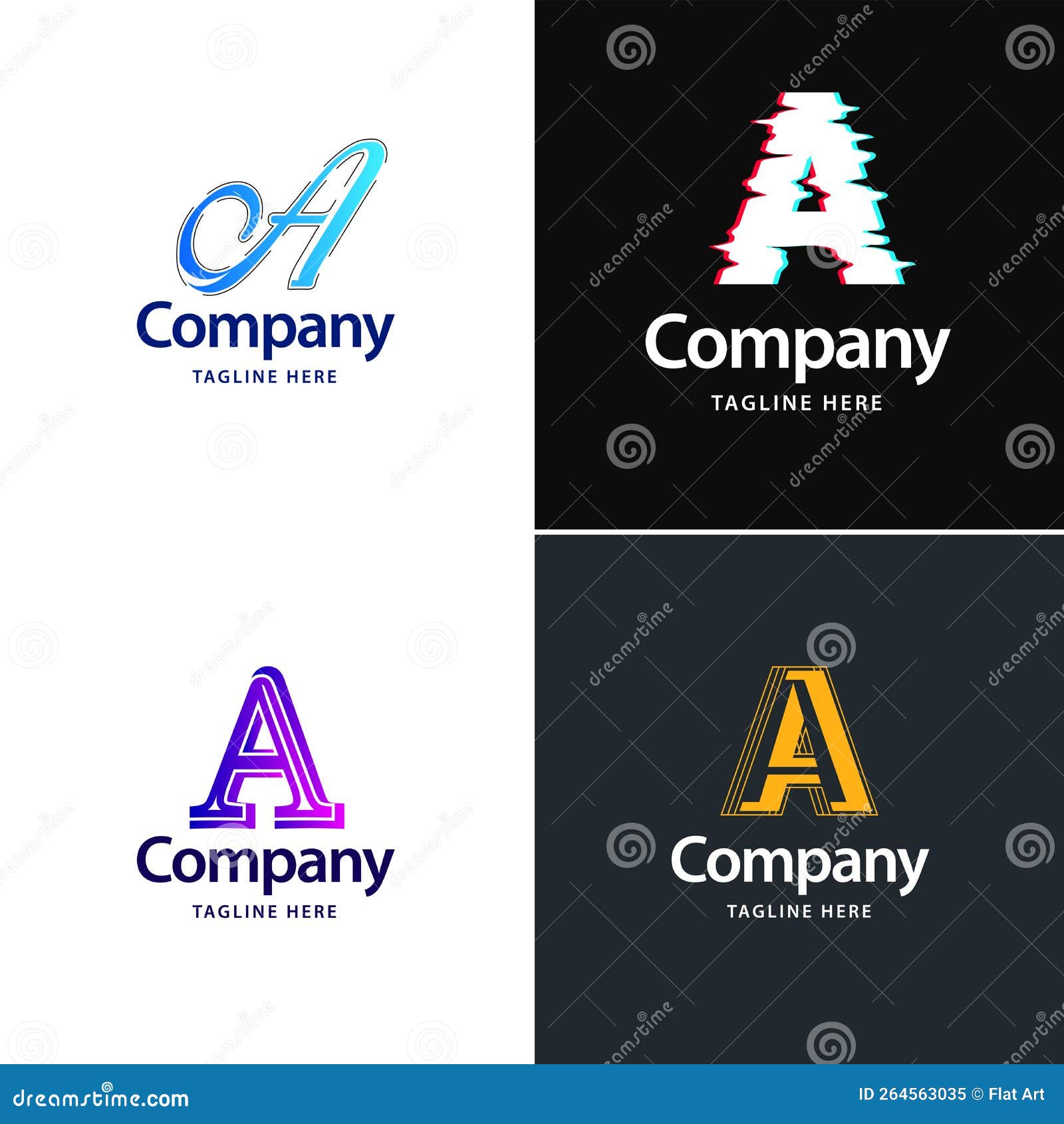 Letter a Big Logo Pack Design Creative Modern Logos Design for Your ...