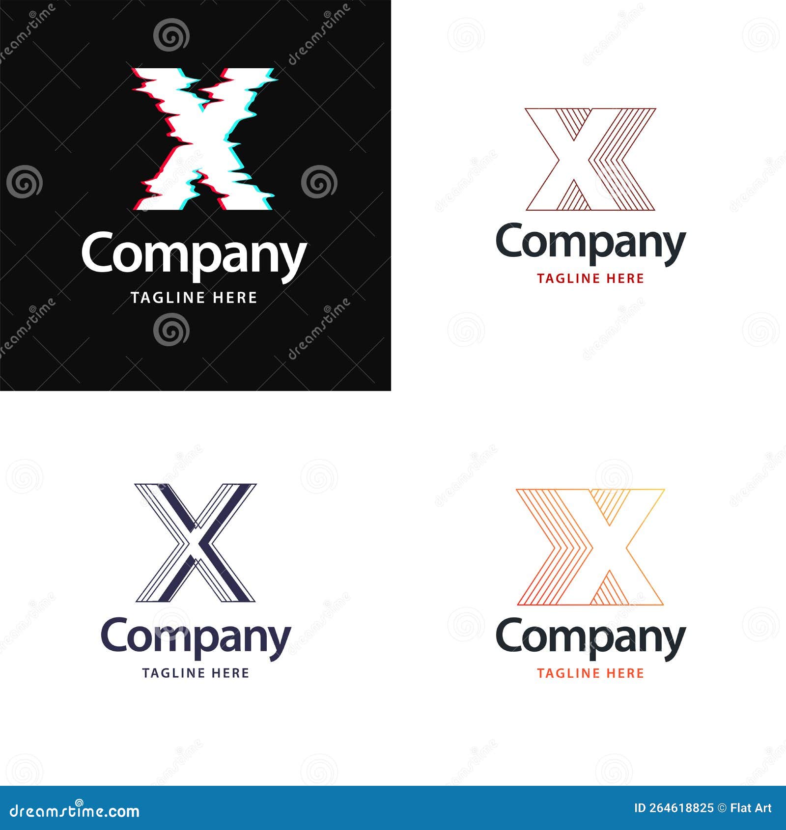 Letter X Big Logo Pack Design Creative Modern Logos Design for Your ...