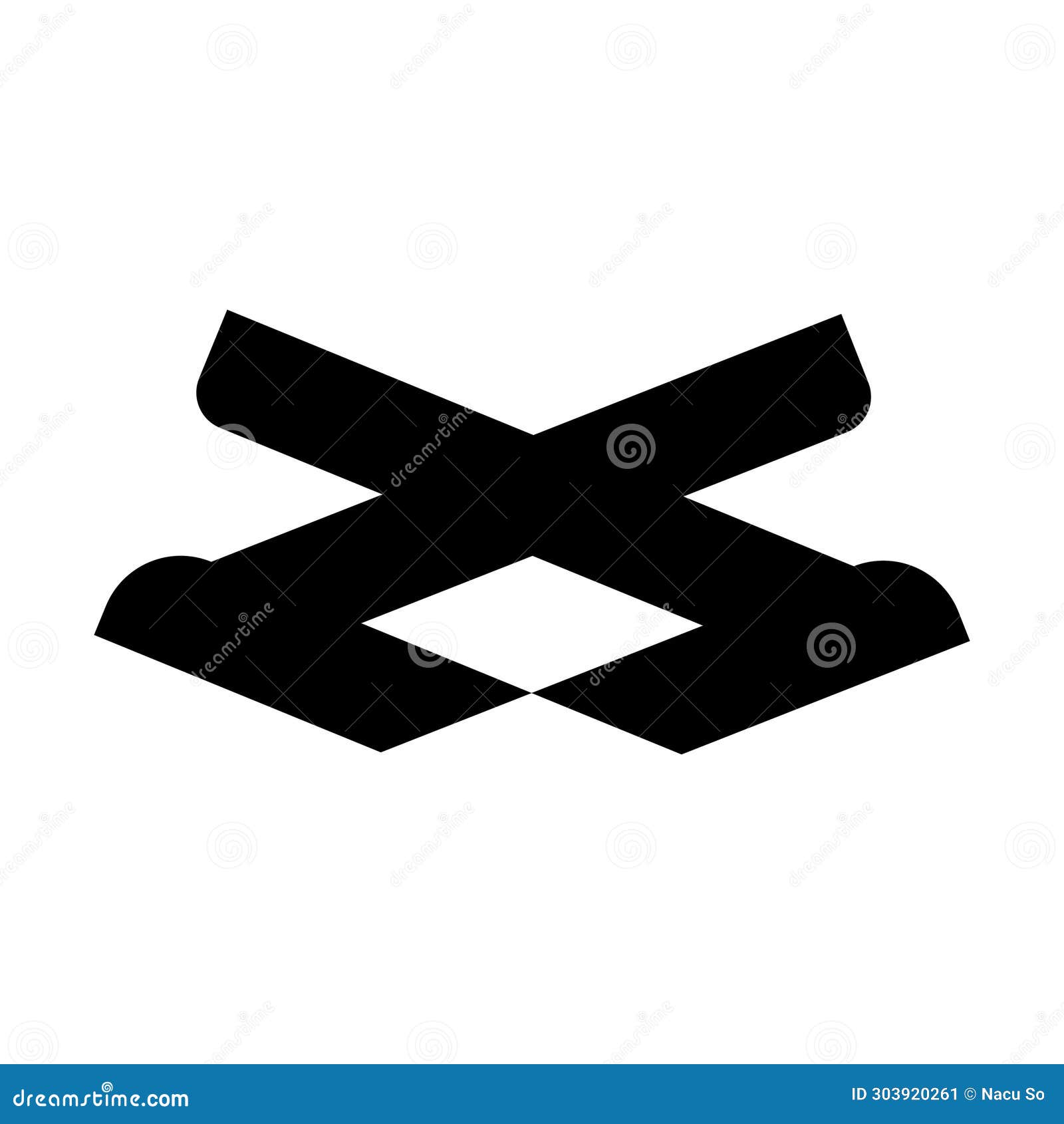 Letter x birds logo stock vector. Illustration of company - 303920261