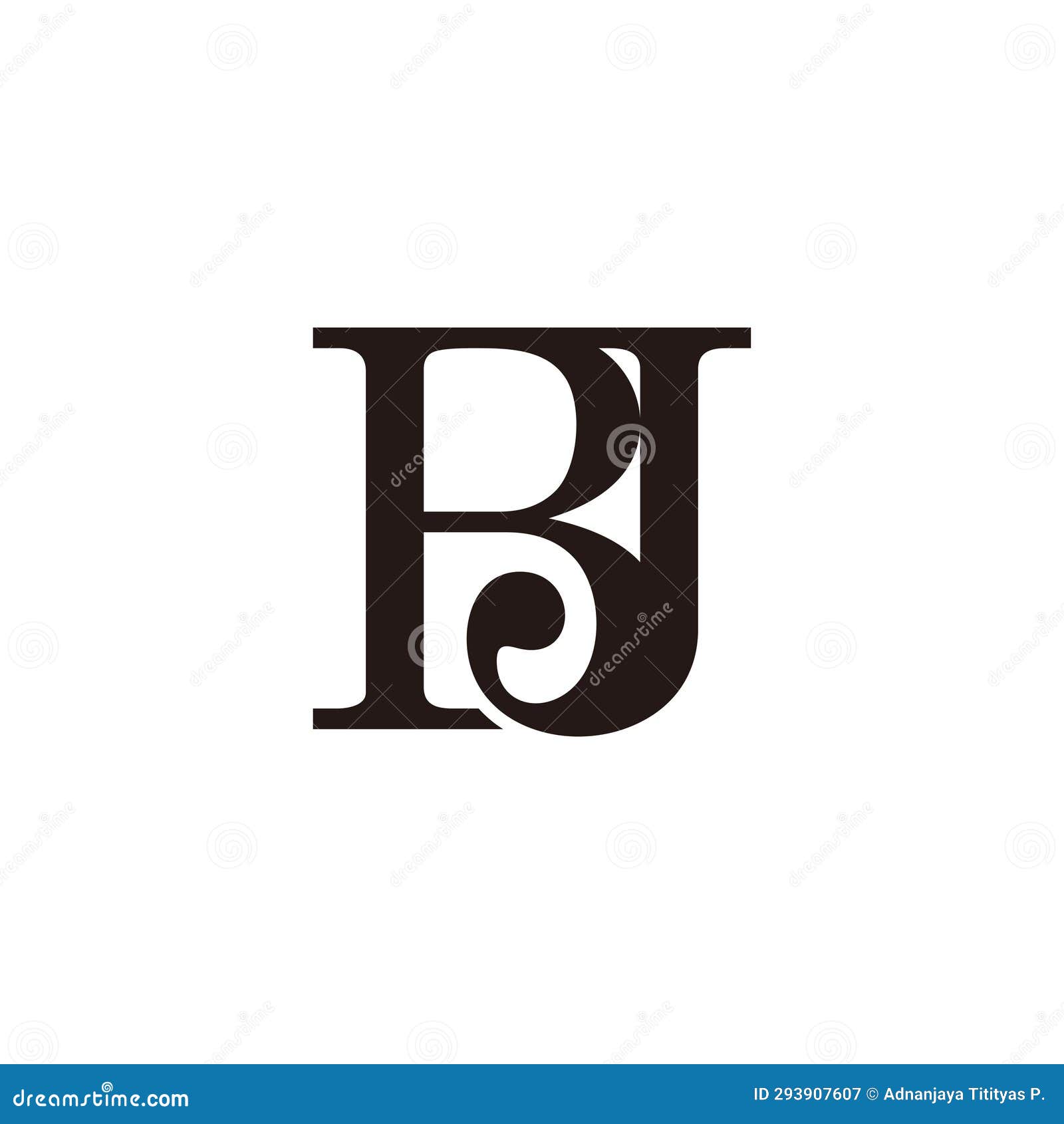 Looping Font Typography Logo Design Stock Illustration | CartoonDealer ...