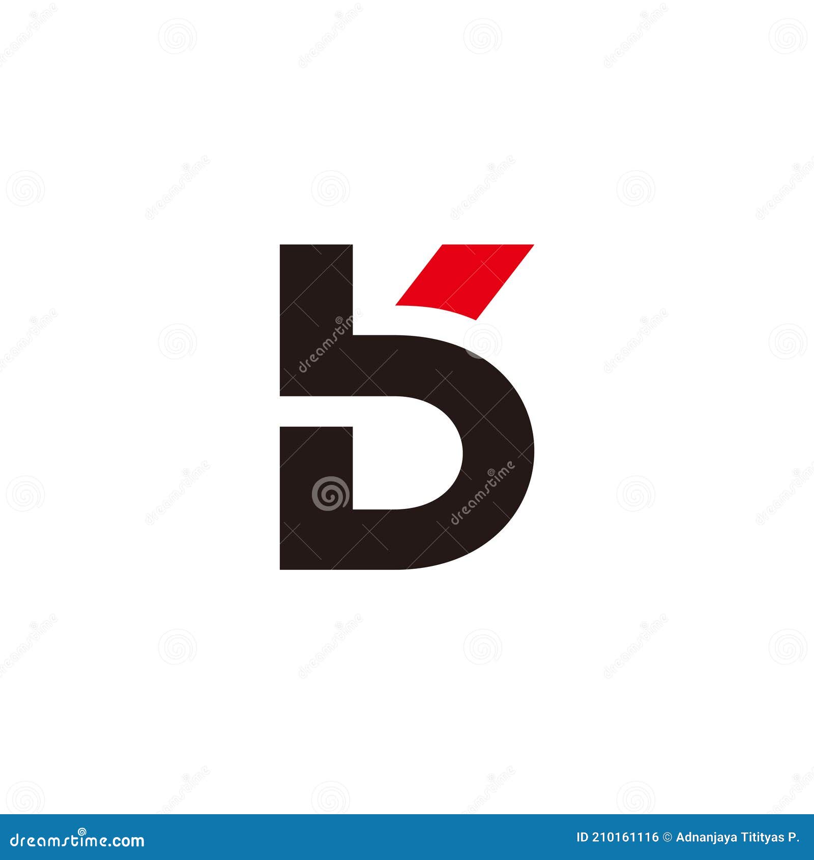 Letter Bk Linked Geometric Simple Flat Line Logo Vector Stock Vector ...