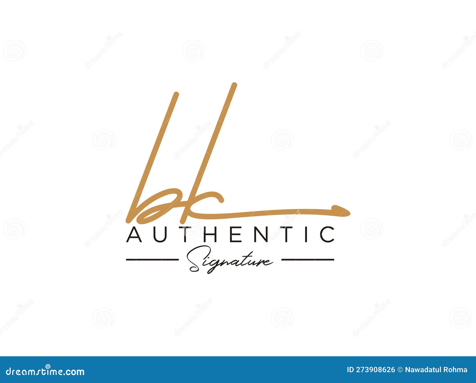 Letter BK Signature Logo Template Vector Stock Vector - Illustration of ...