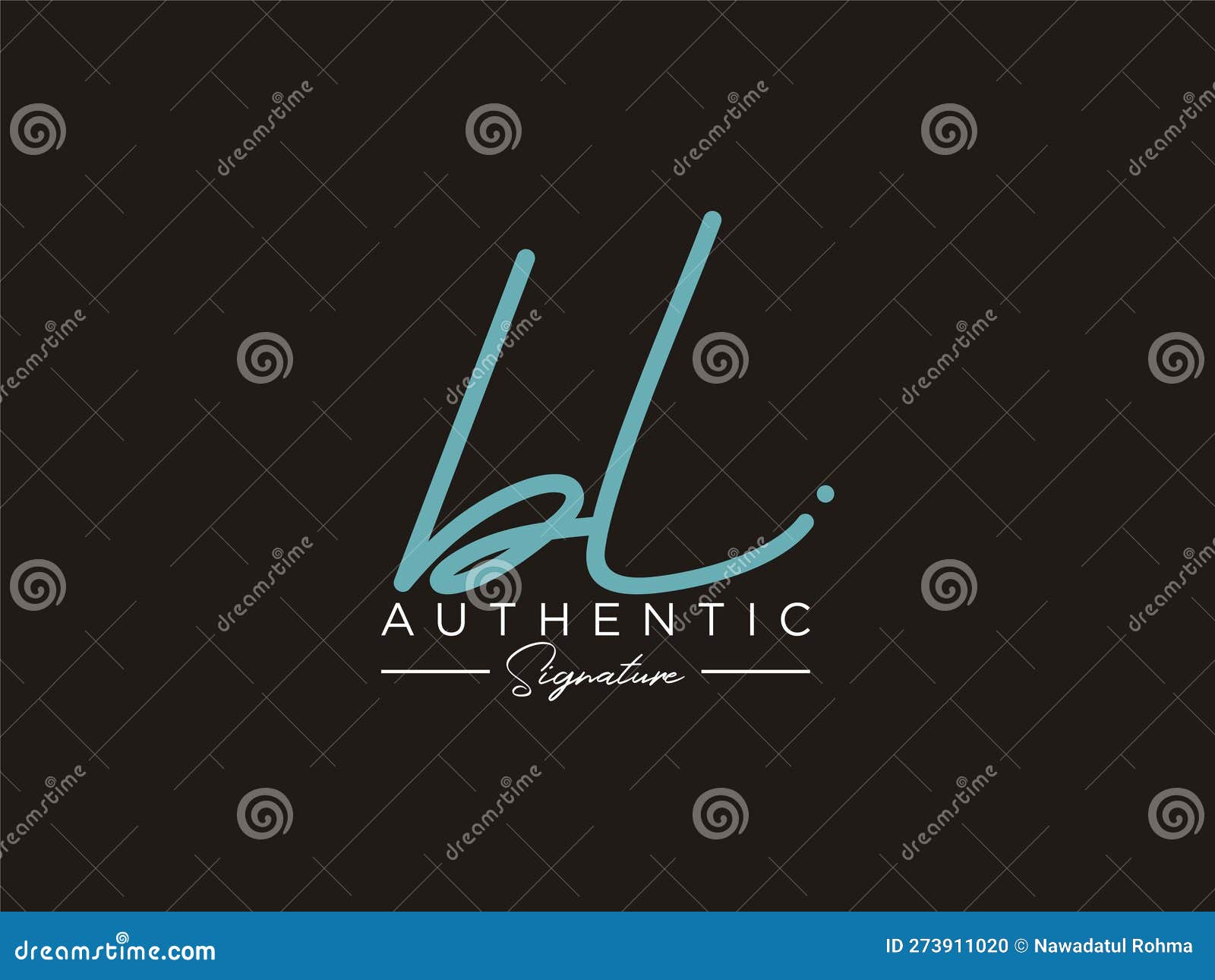 Letter BL Signature Logo Template Vector Stock Vector - Illustration of ...