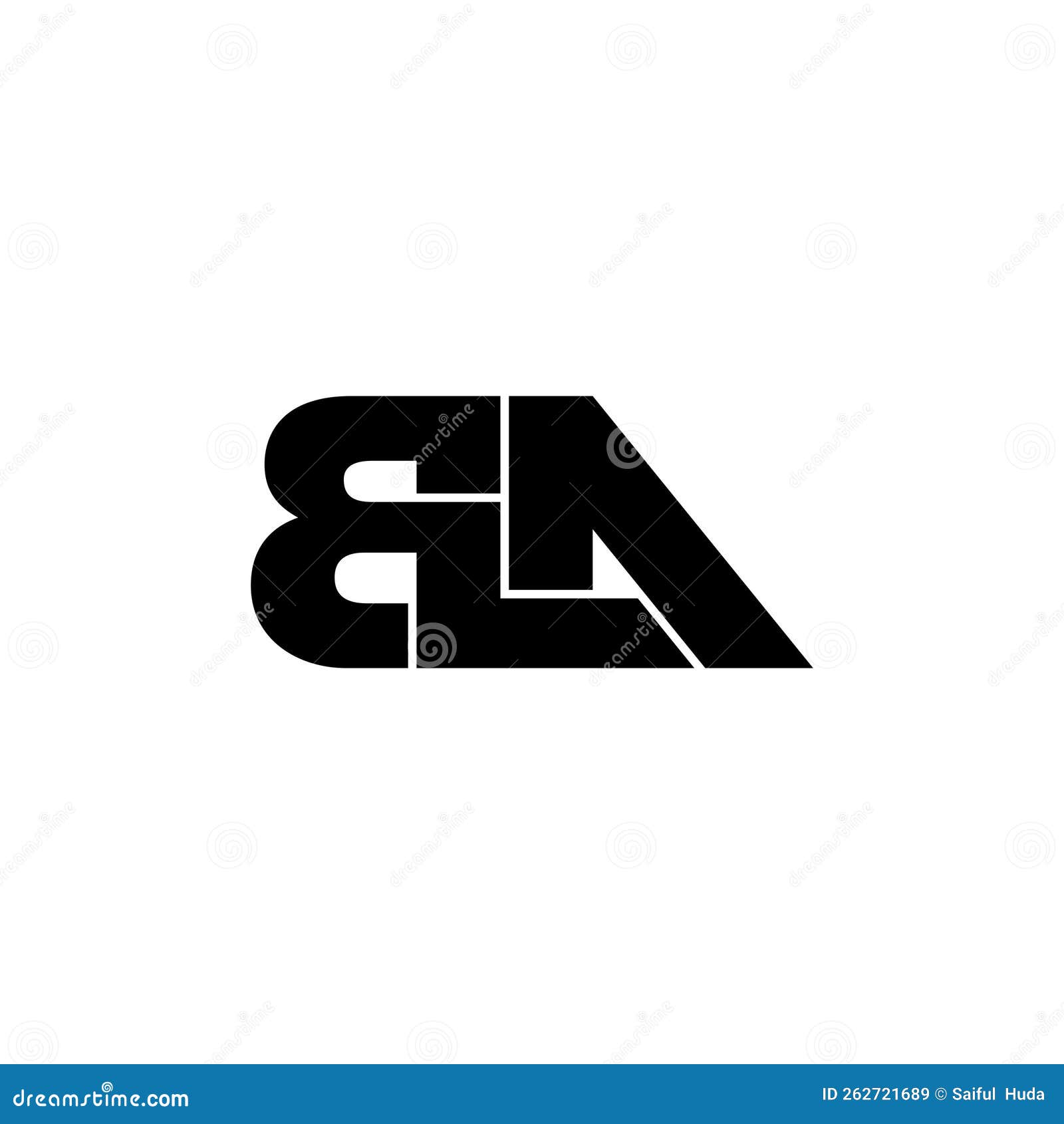 Letter BLA Simple Monogram Logo Icon Design. Stock Vector ...