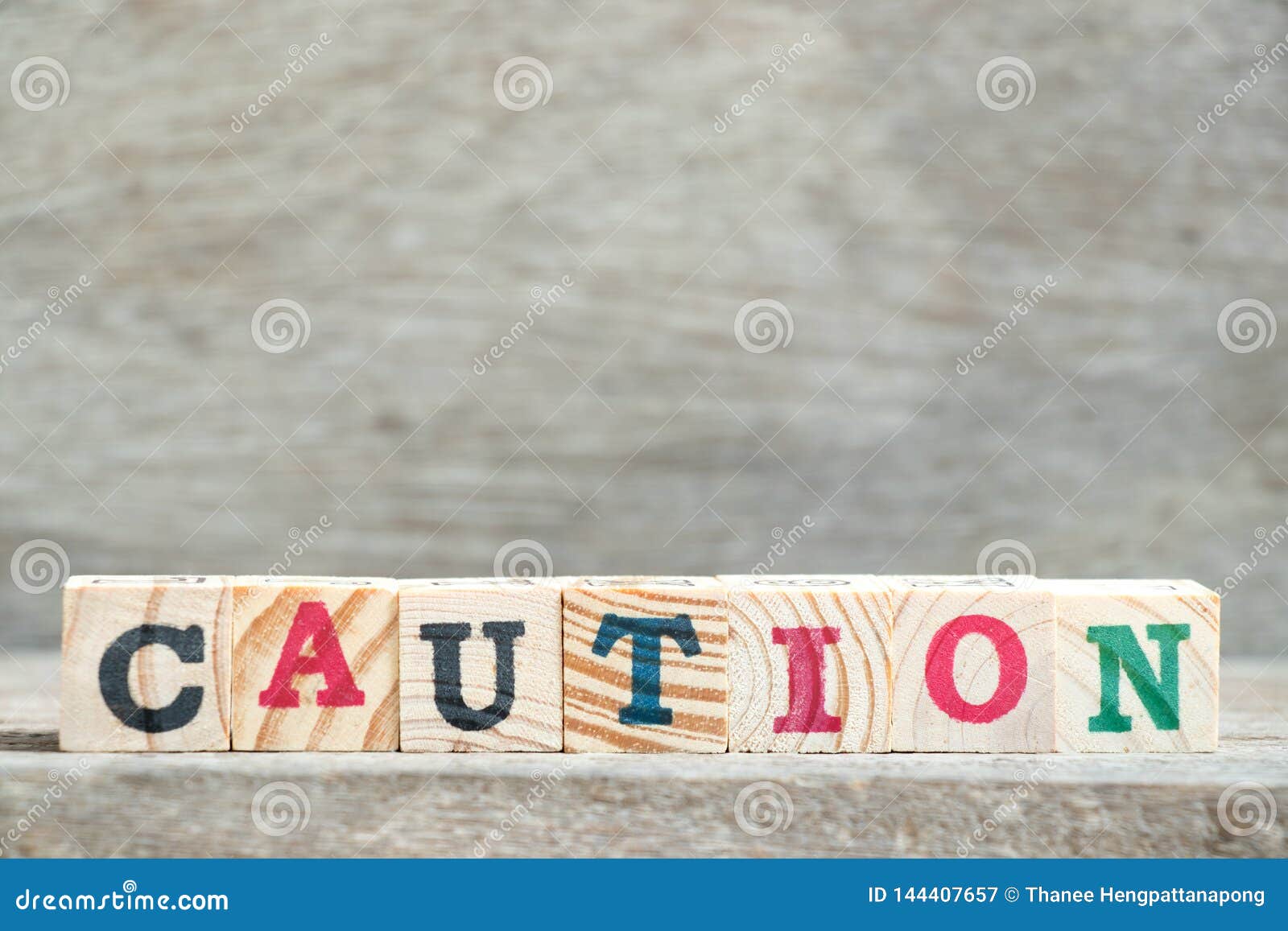 Word Of Caution Keep Out Of Restricted Areas Stock Image ...