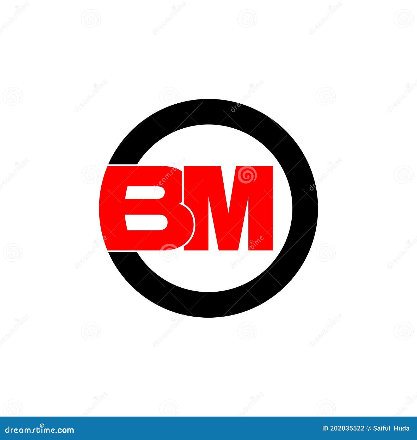 Letter BM Simple Monogram Logo Icon Design. Stock Vector - Illustration ...