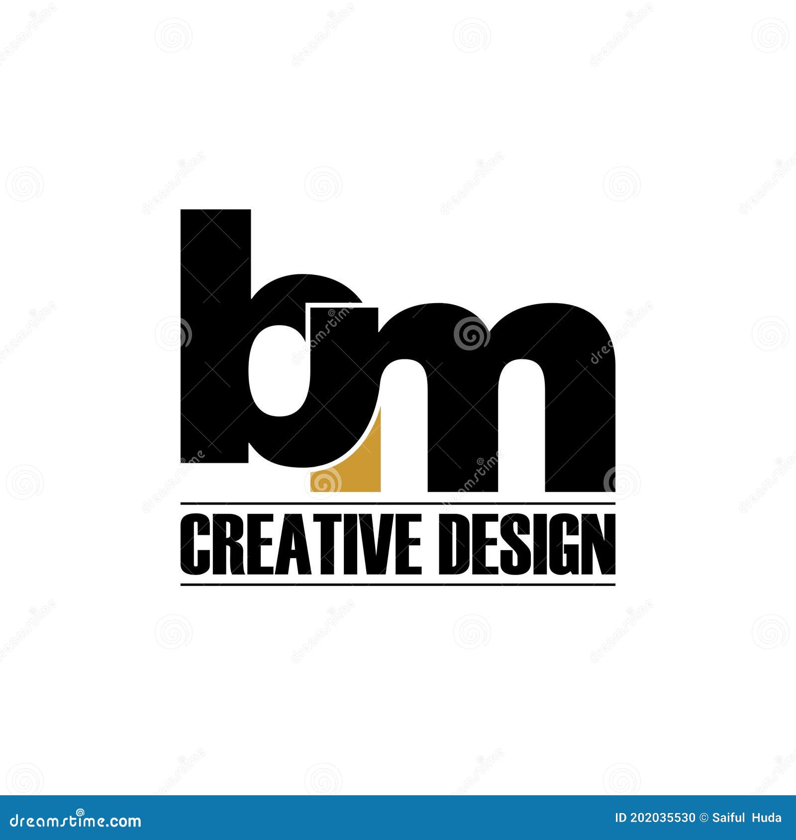 Letter BM Simple Monogram Logo Icon Design. Stock Vector - Illustration ...