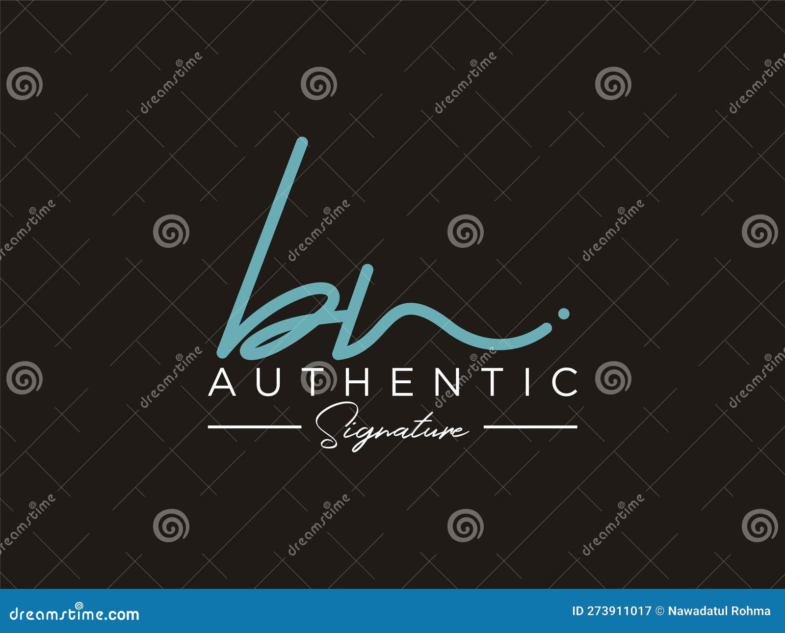 Letter BN Signature Logo Template Vector Stock Vector - Illustration of ...