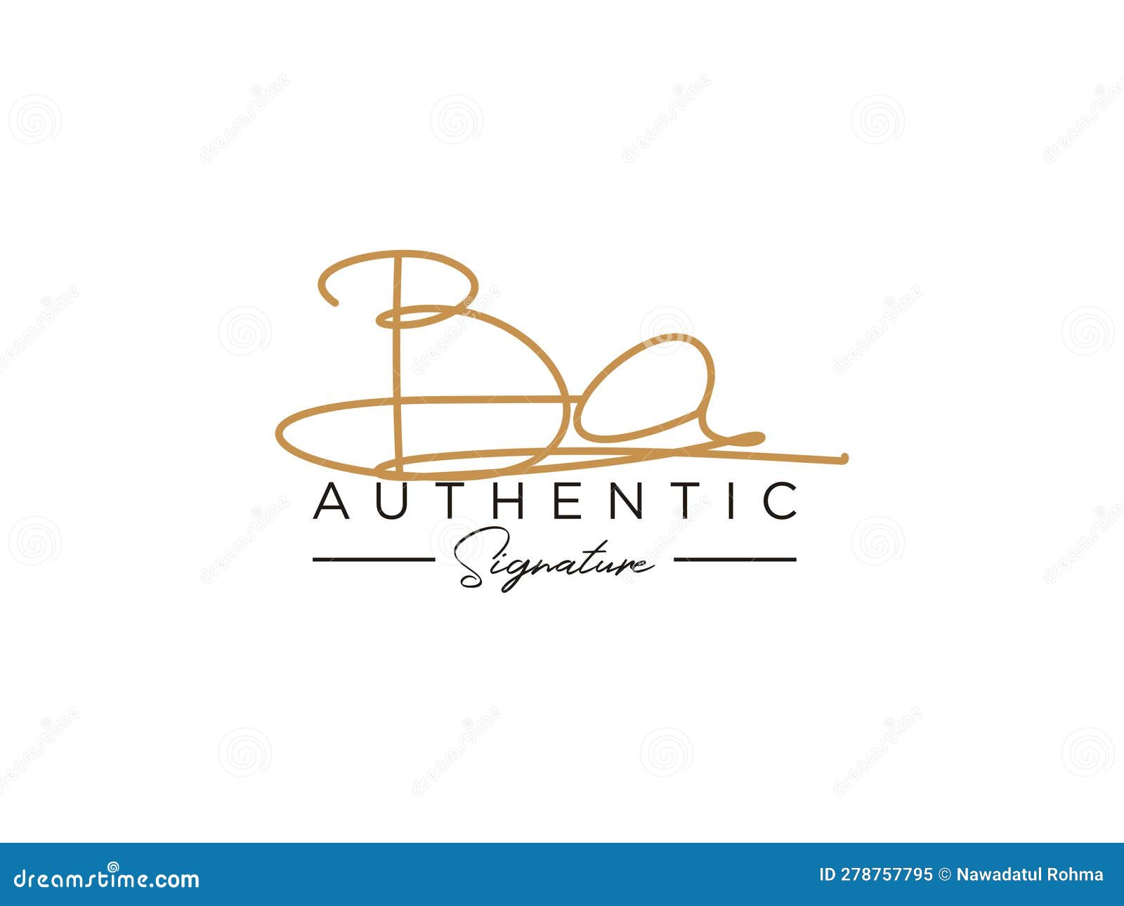 Letter BO Signature Logo Template Vector Stock Vector - Illustration of ...