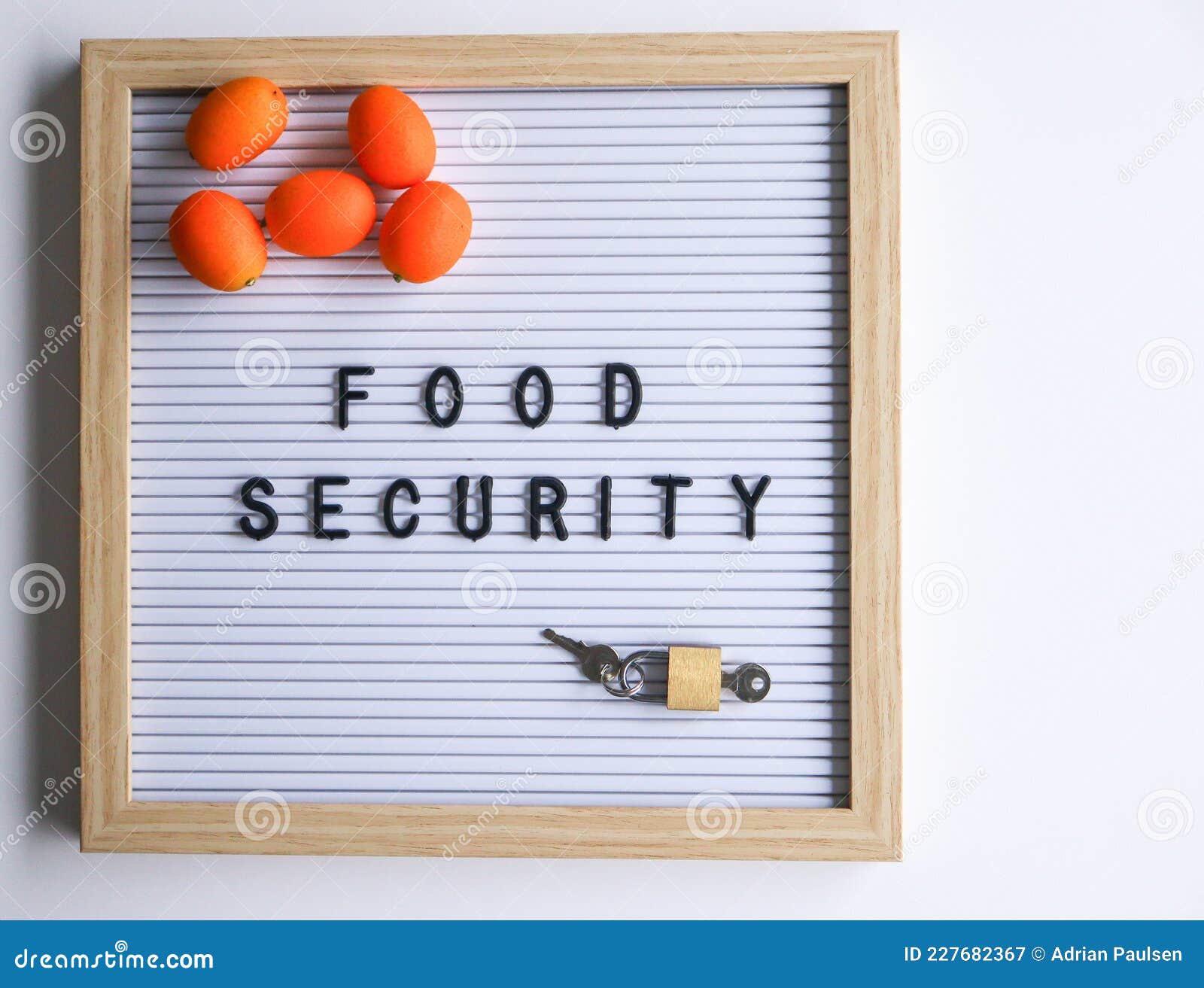 Letter Board with Concept of Food Security Stock Image - Image of ...