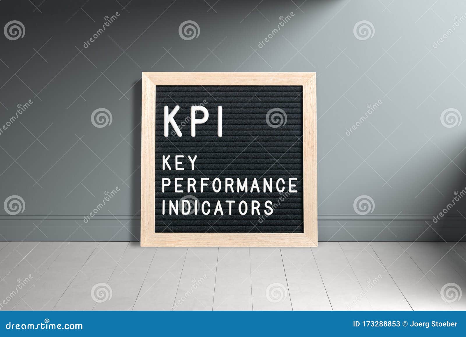 Letter Board with Message KPI - KEY PERFORMANCE INDICATORS Stock Image ...