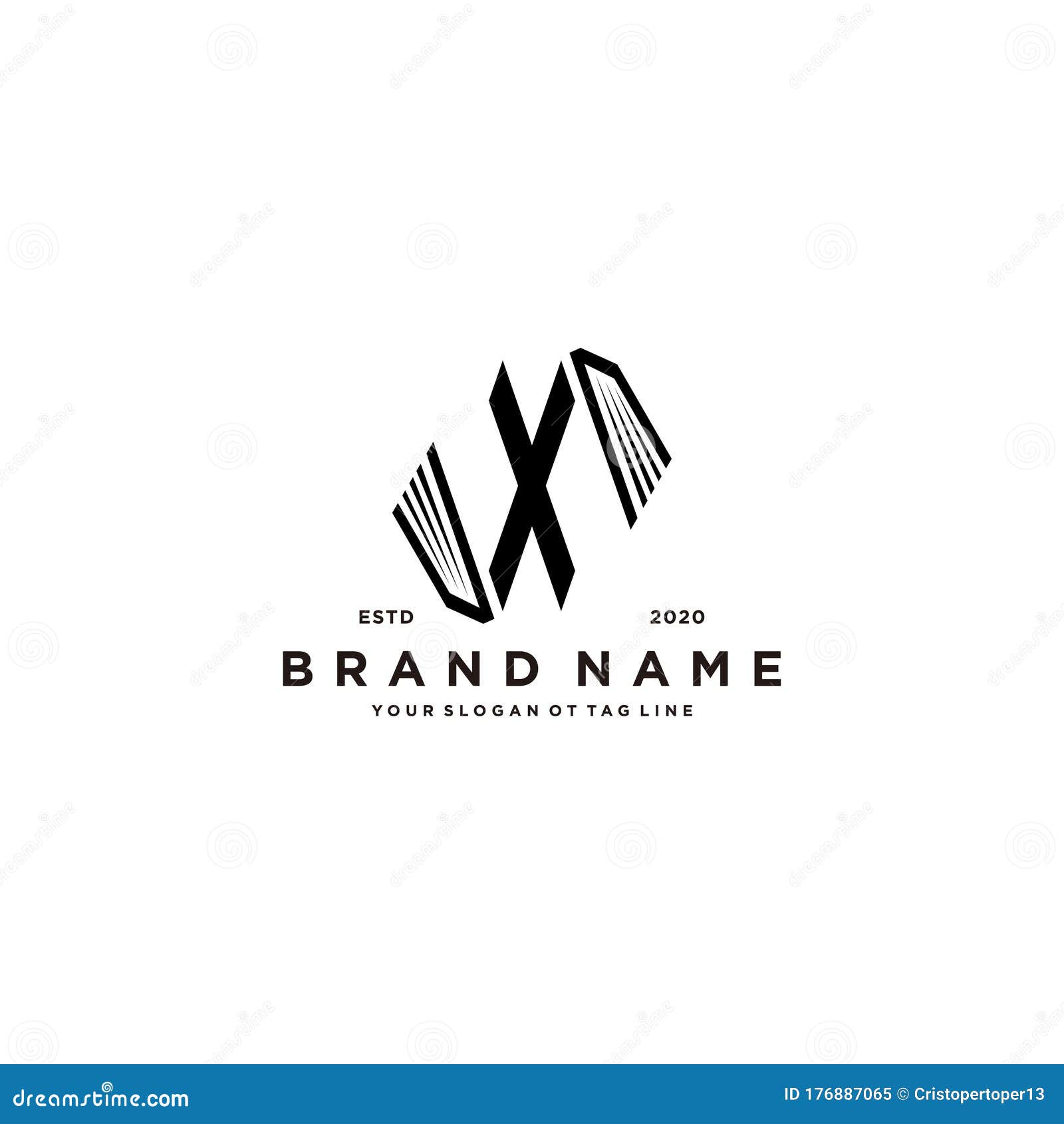 Letter X and Book Logo Design Vector Stock Vector - Illustration of ...