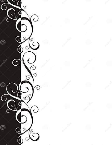 Letter border stock vector. Illustration of elegant, adorn - 6096569