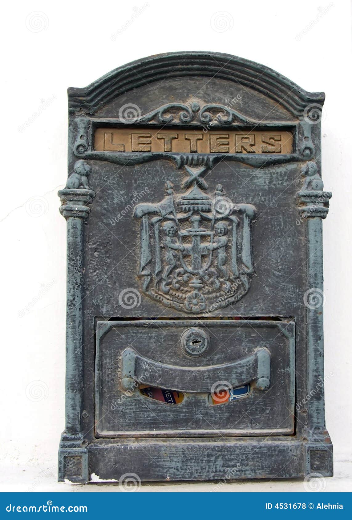 Letter-box stock photo. Image of home, postal, calendar - 4531678