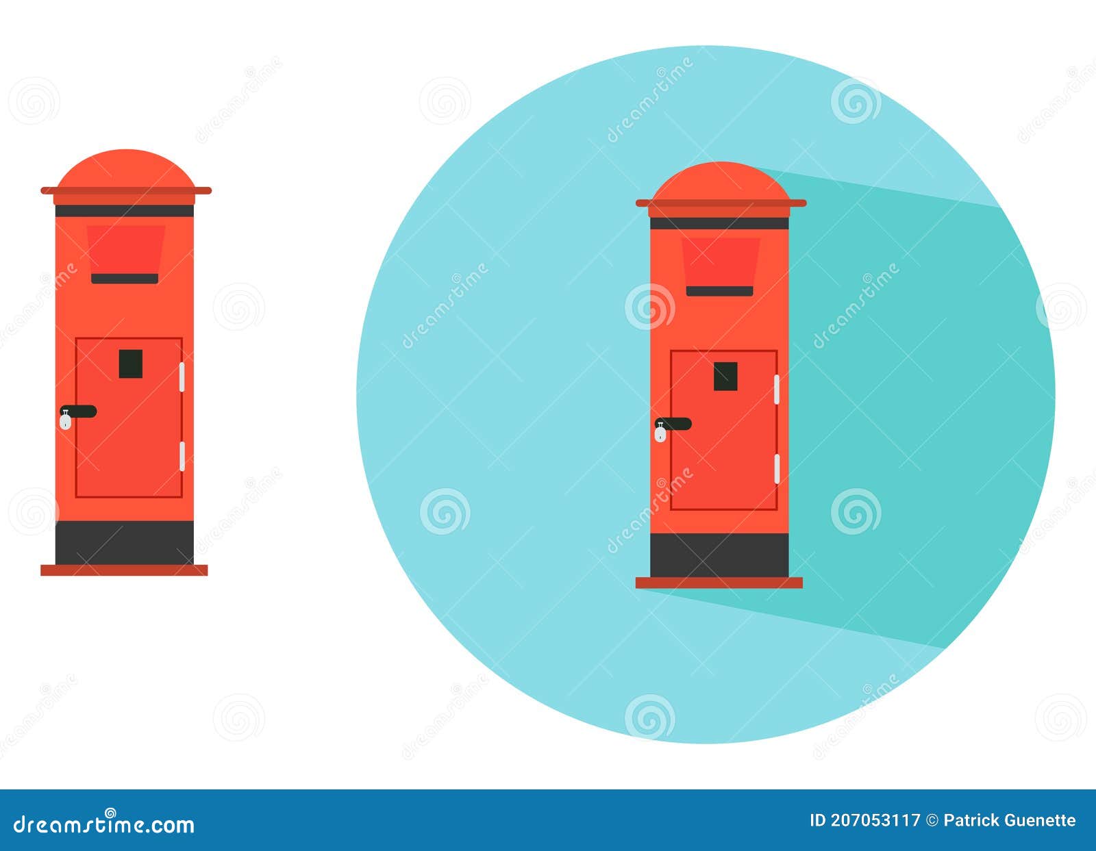 Letter Box,illustration, Vector Stock Vector - Illustration of postbox ...