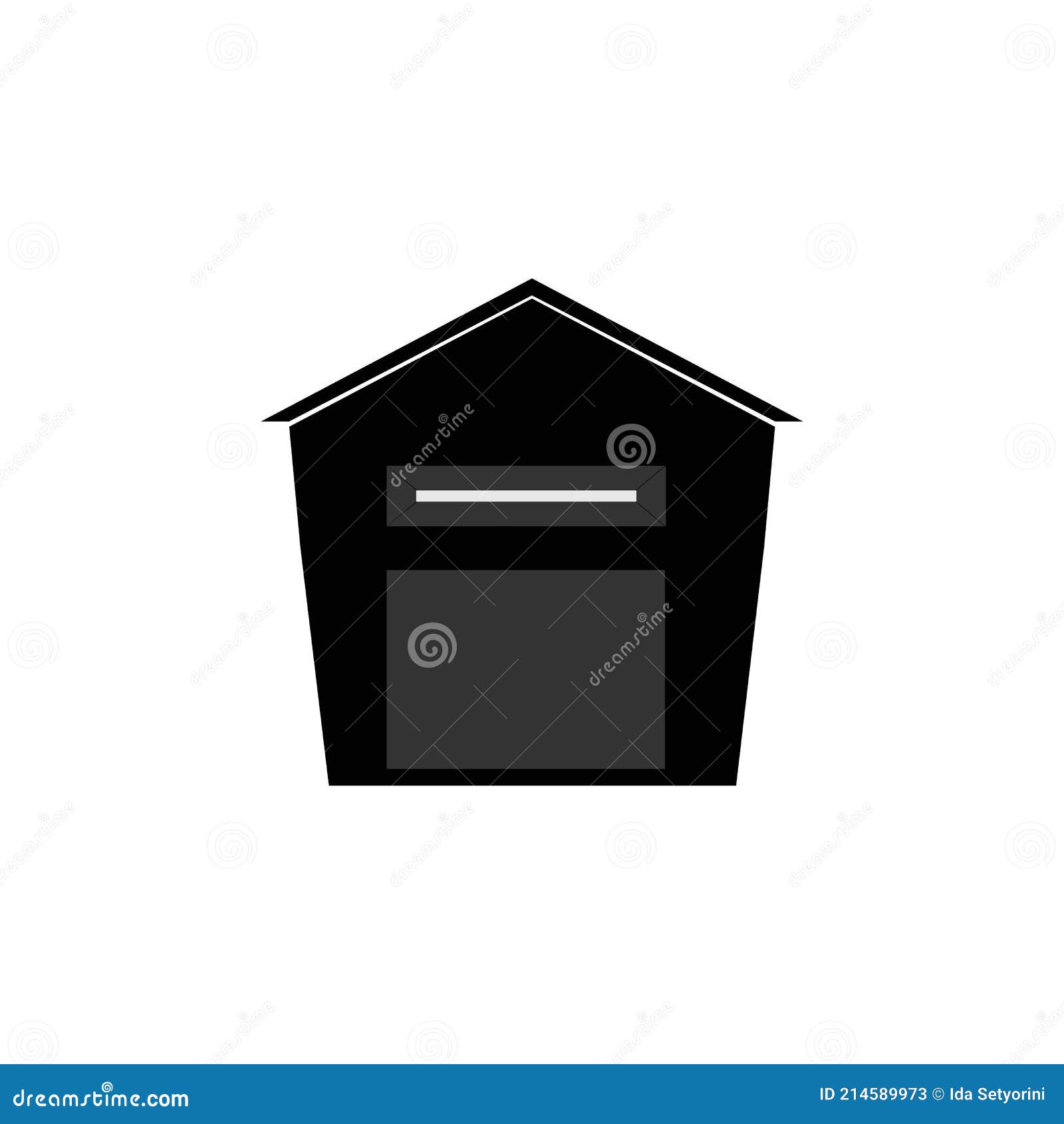 Letter box logo stock illustration. Illustration of cartoon - 214589973