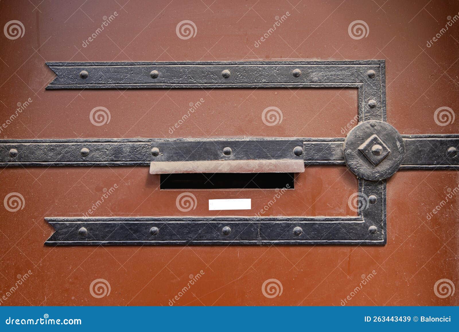 Mail Slot Door stock image. Image of post, summer, postal - 263443439