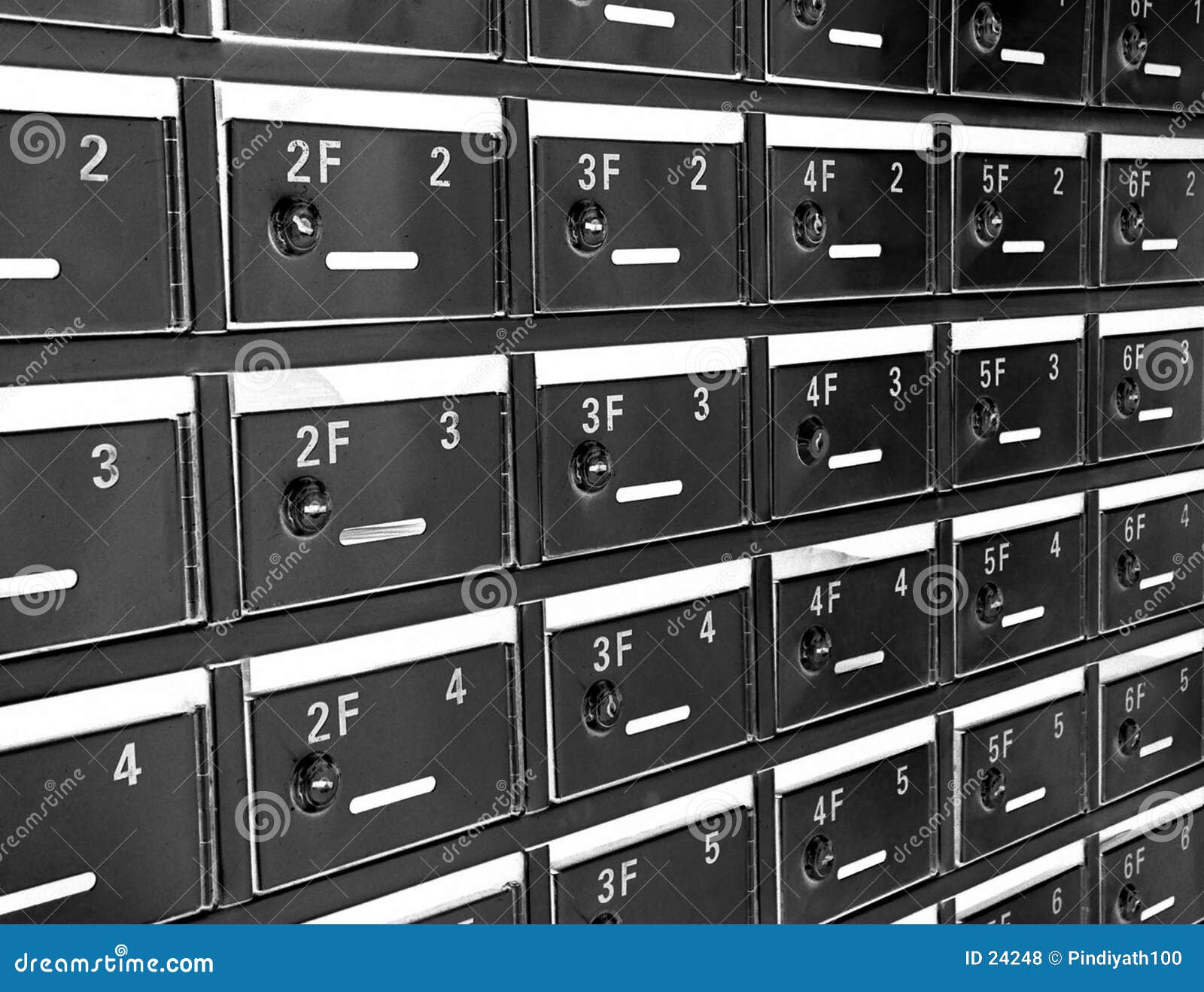 Letter boxes stock photo. Image of numbers, abstract, metal - 24248