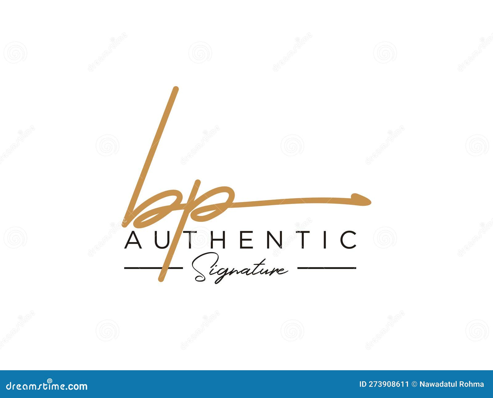 Letter BP Signature Logo Template Vector Stock Vector - Illustration of ...