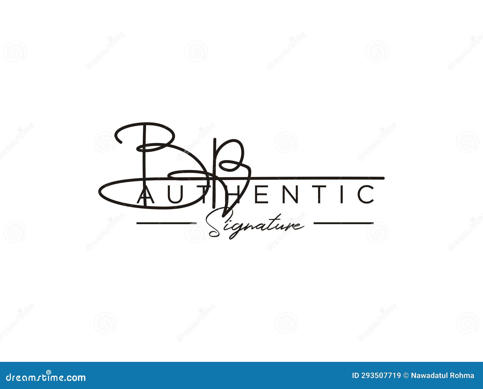 Letter BP Signature Logo Template Vector Stock Vector - Illustration of ...