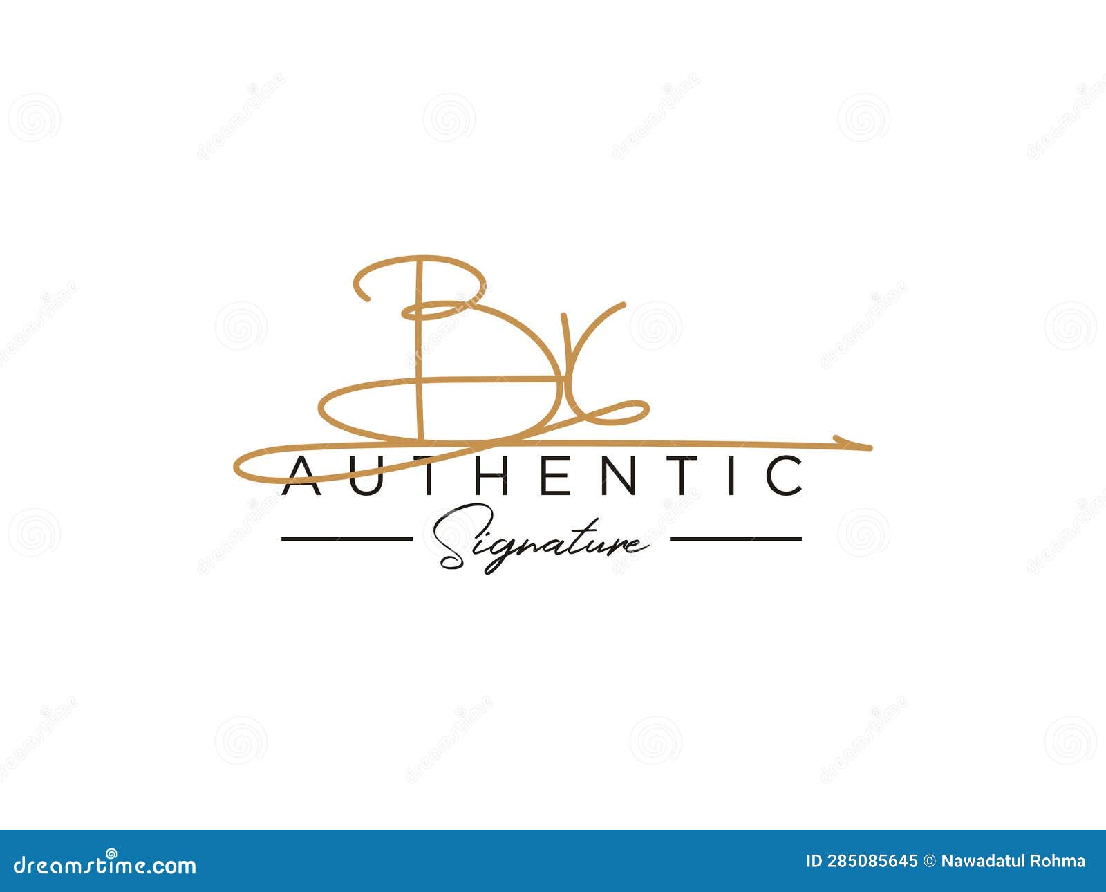 Letter BR Signature Logo Template Vector Stock Vector - Illustration of ...
