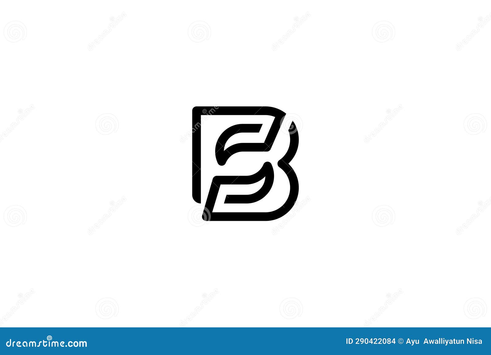 Letter BS Logo Design stock vector. Illustration of abstract - 290422084