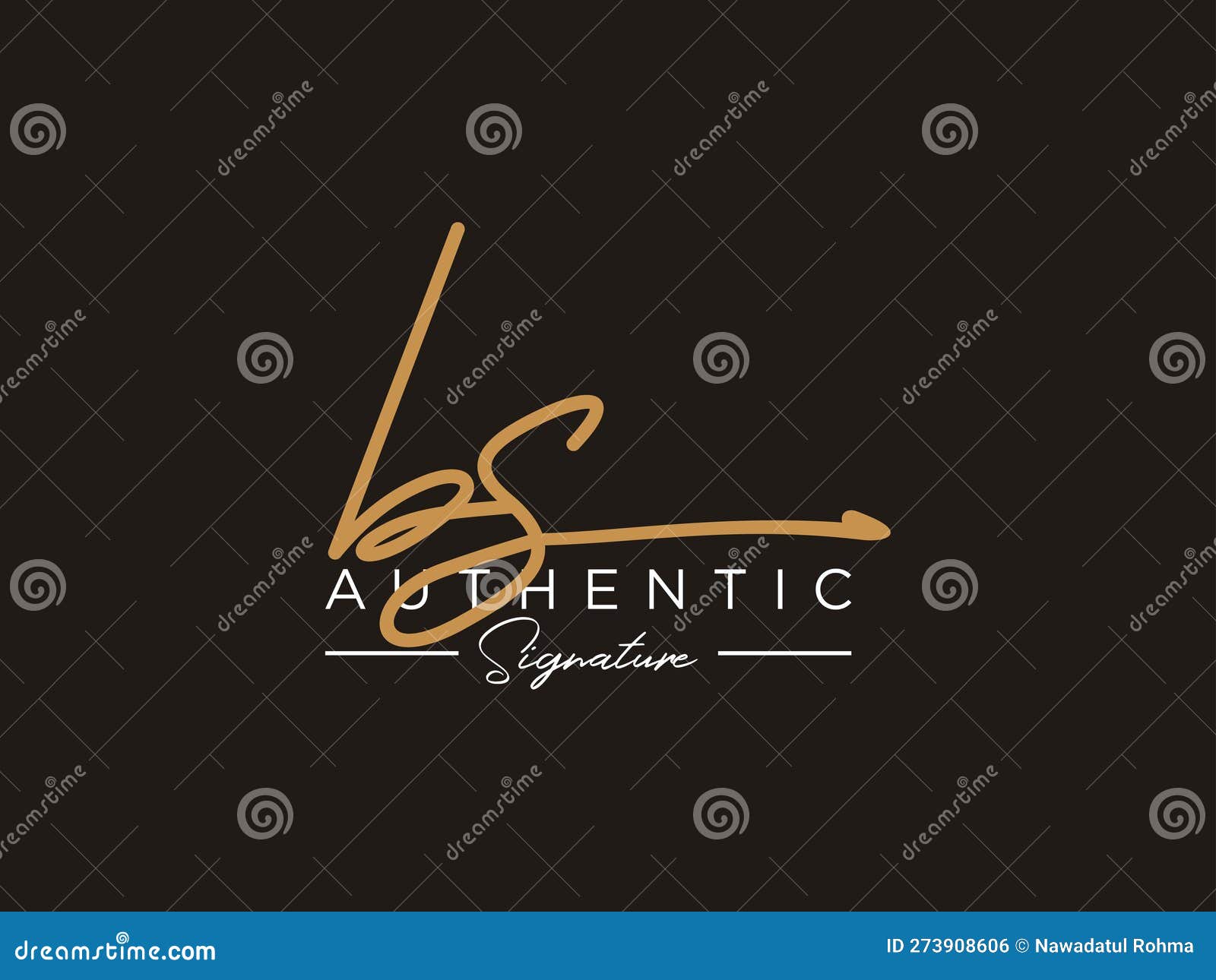Letter BS Signature Logo Template Vector Stock Vector - Illustration of ...