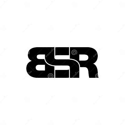 Letter BSR Simple Monogram Logo Icon Design. Stock Vector ...