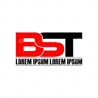 Letter BST Simple Monogram Logo Icon Design. Stock Vector ...