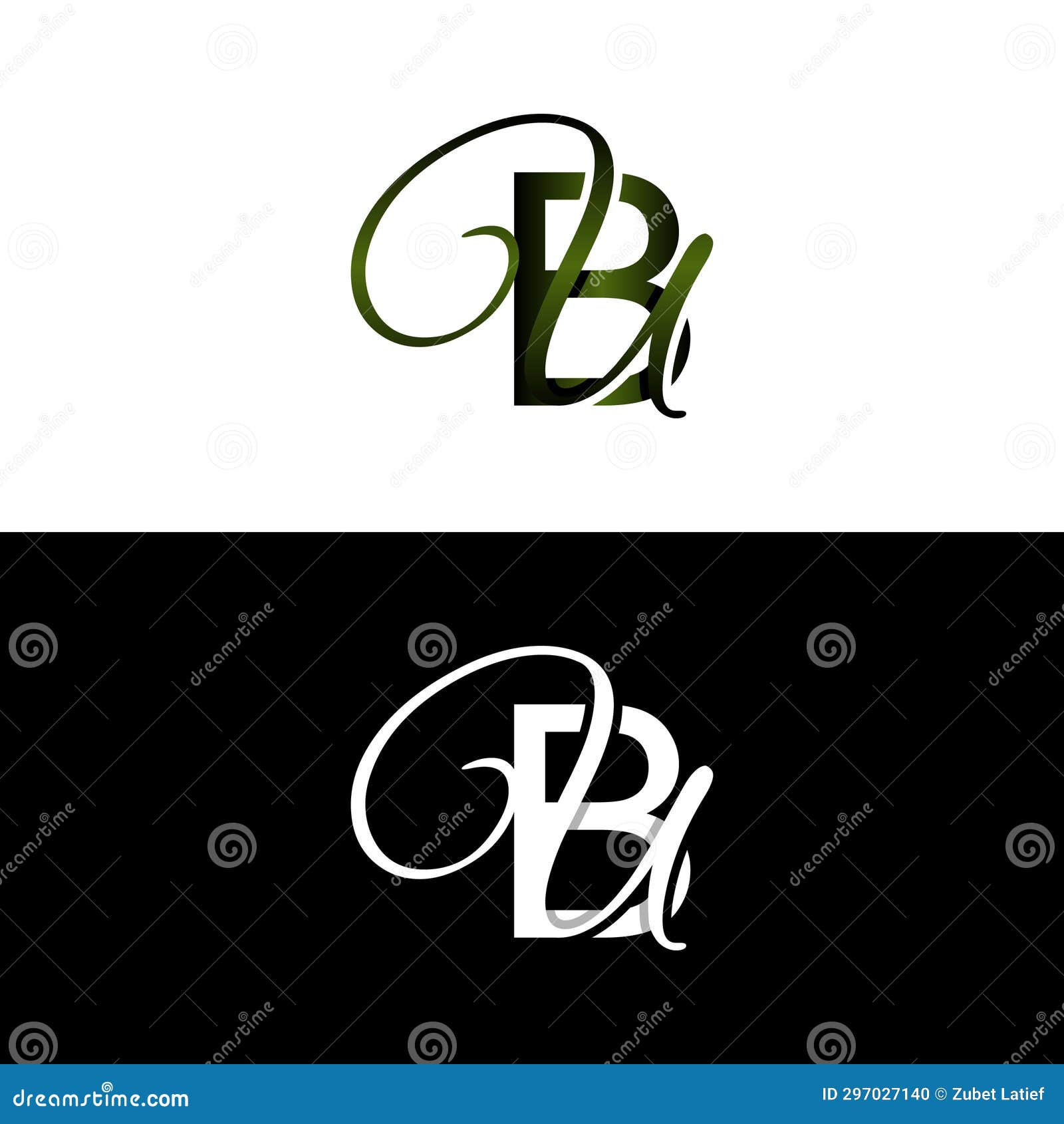 Letter BU Luxury Modern Monogram Logo Vector Design, Logo Initial ...