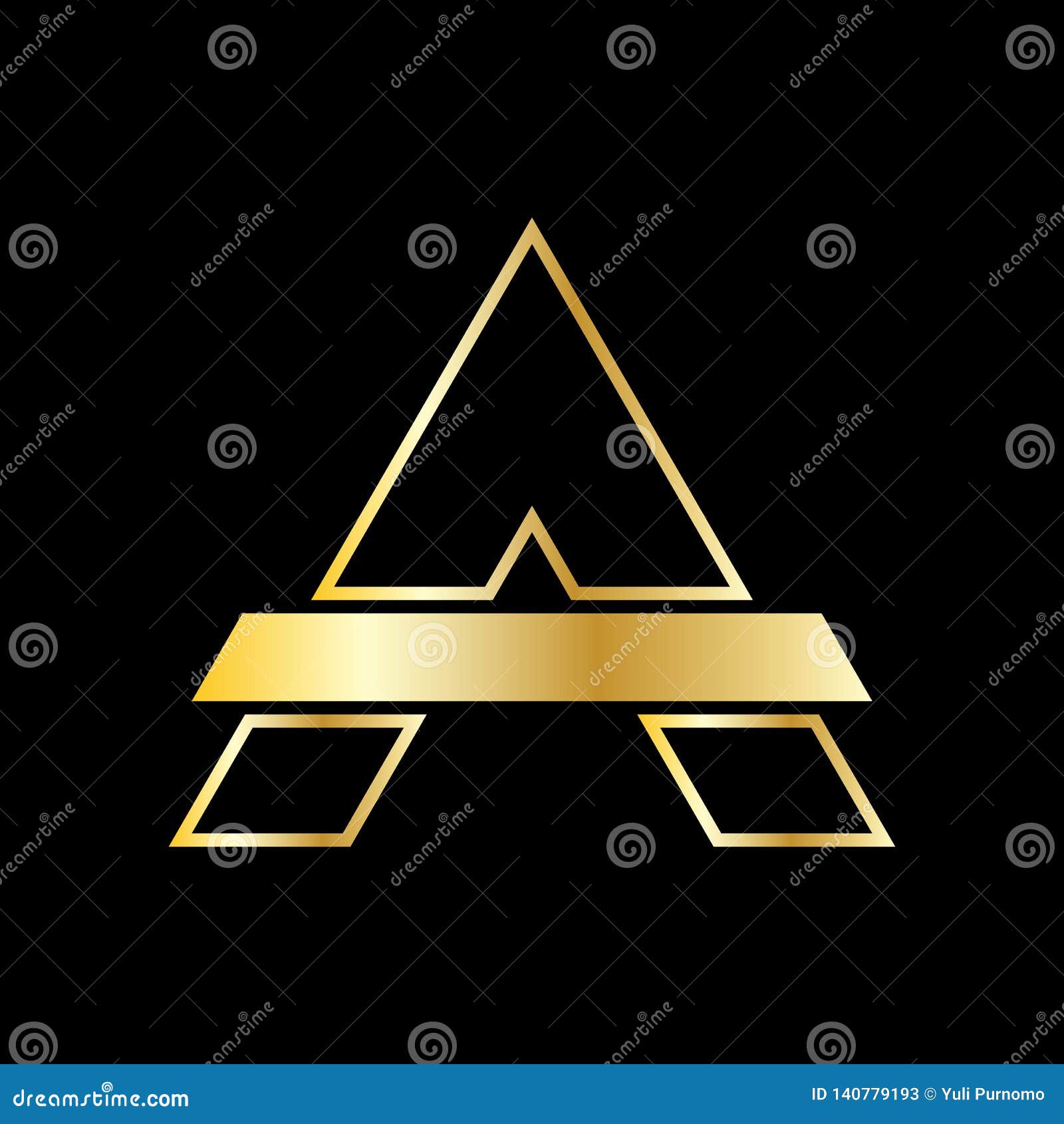 Letter Business Company Logo Stock Vector - Illustration of trendy ...