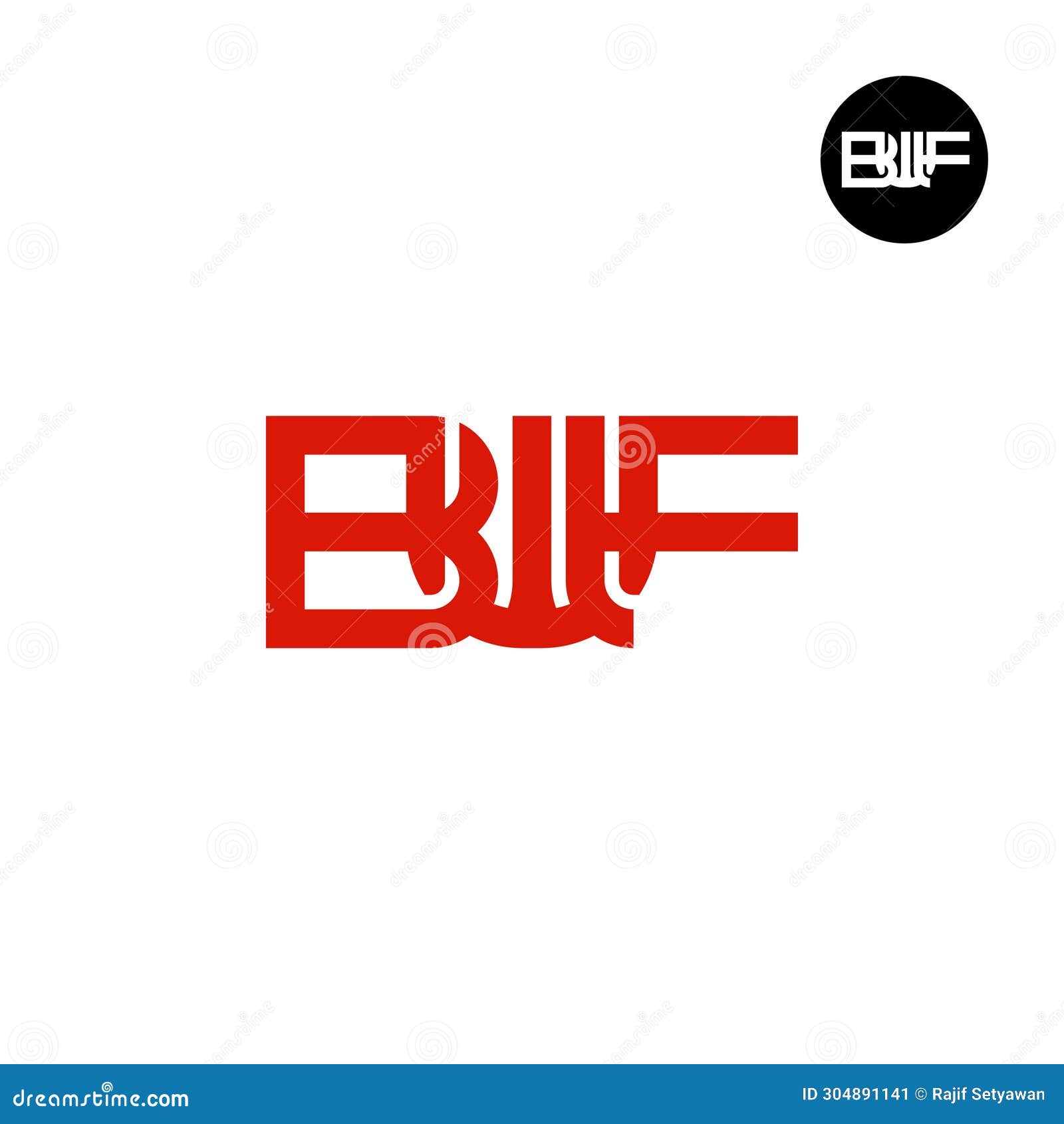 Letter BWF Monogram Logo Design Stock Vector - Illustration of logos ...