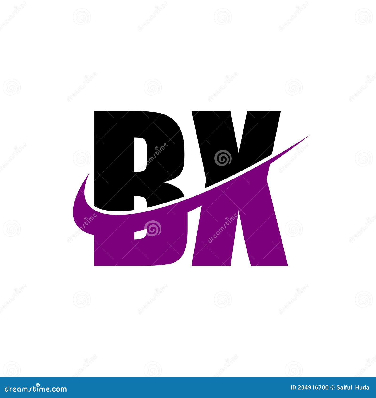 Letter BX Simple Monogram Logo Icon Design. Stock Vector - Illustration ...