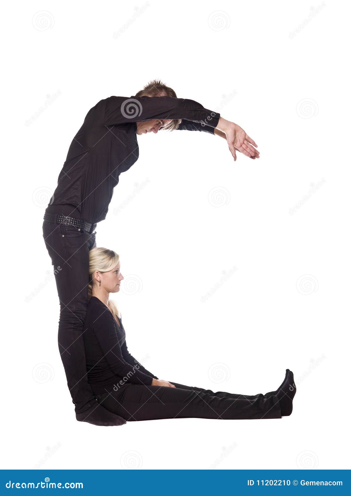 The letter C stock photo. Image of energy, girl, adult - 11202210