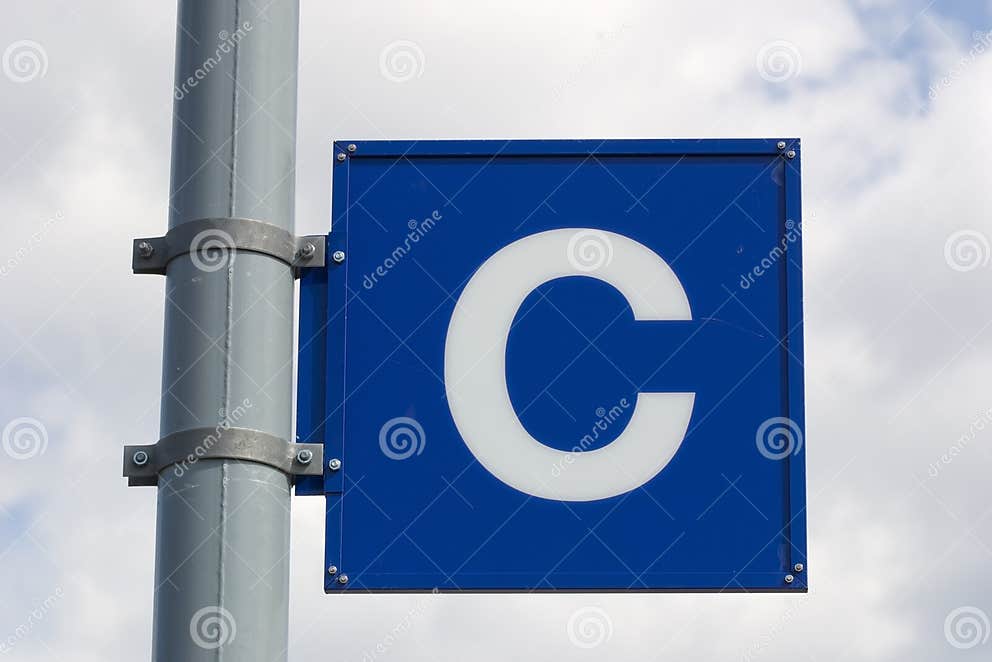 Letter C stock image. Image of attach, write, platform - 214285207
