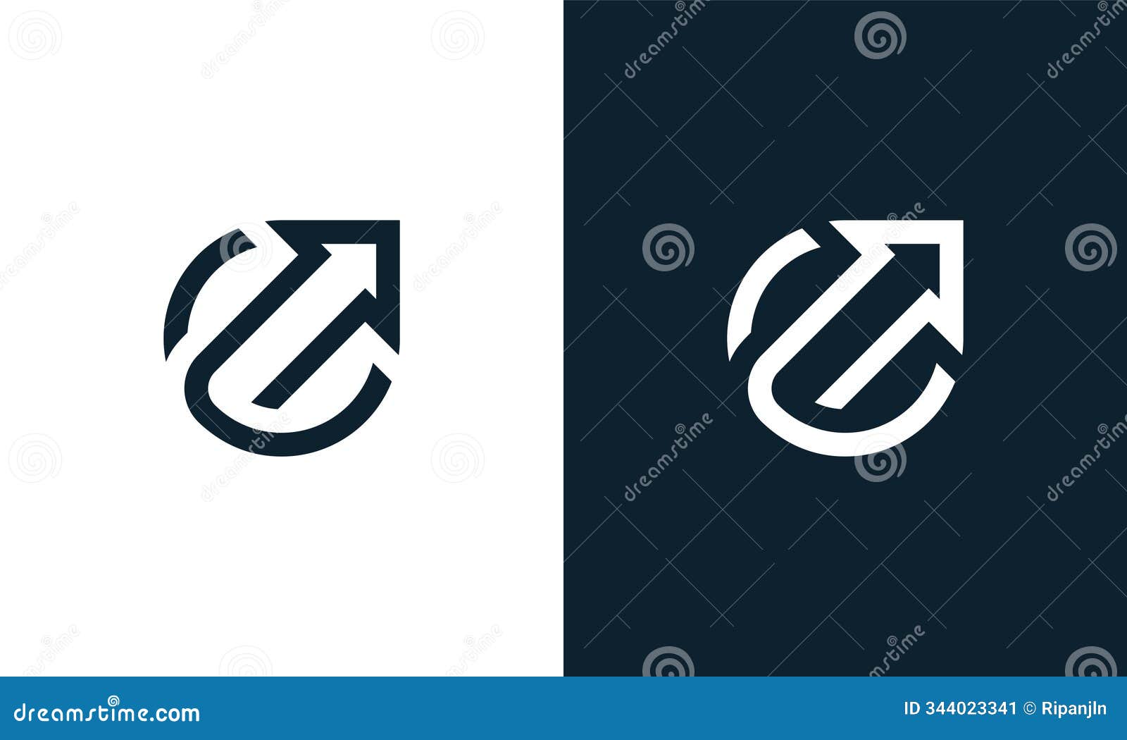 Letter C Arrow Logo Design Vector Icon Stock Illustration ...
