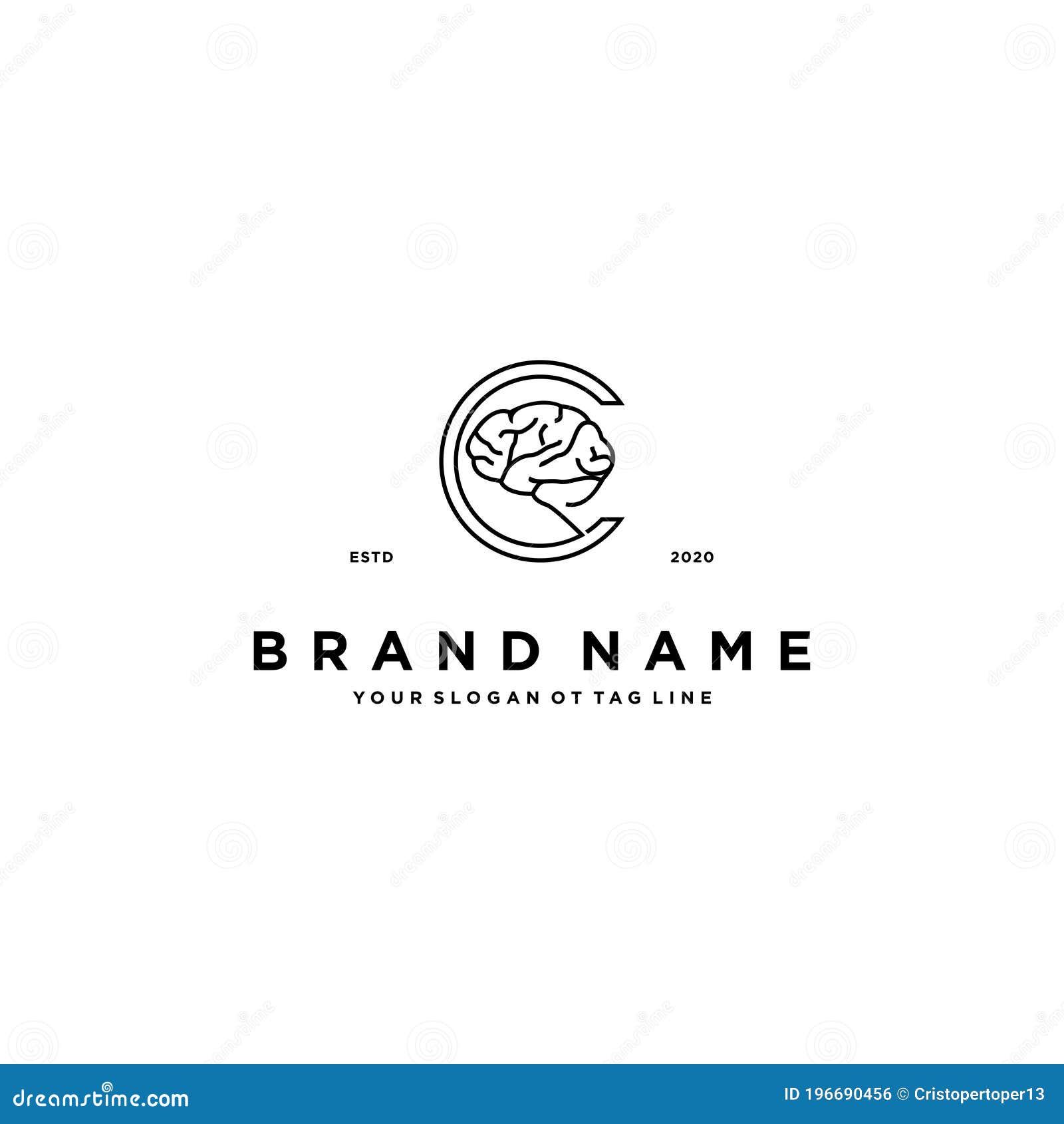 Canny Sign With Narrow Orange Neon Alphabet On Dark Brick Background ...