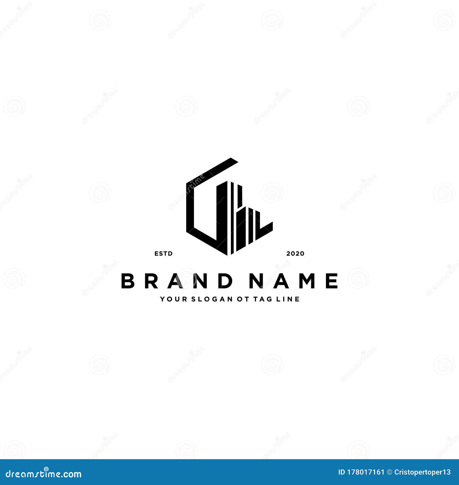 Letter C and Build Logo Design Vector Stock Vector - Illustration of ...