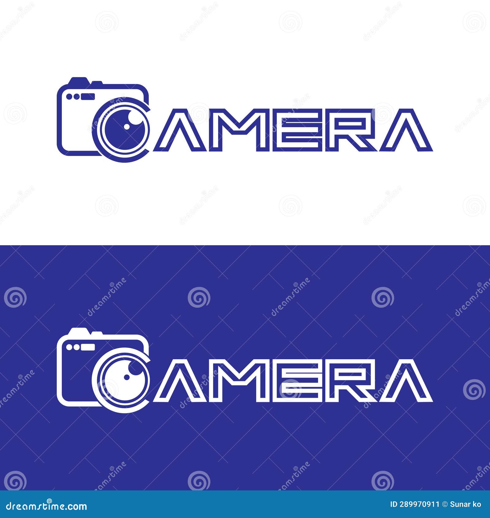 Letter C with Camera Logo Design Vector Illustration Template Stock ...