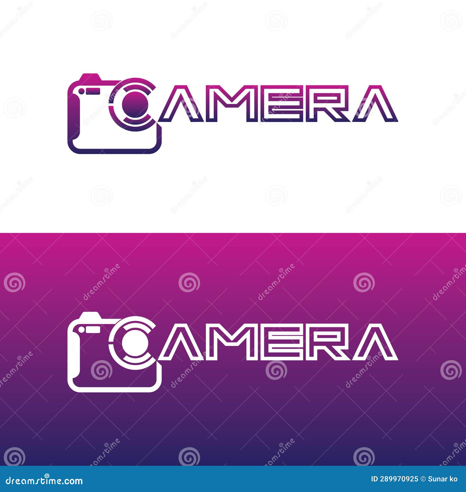Letter C with Camera Logo Design Vector Illustration Template Stock ...