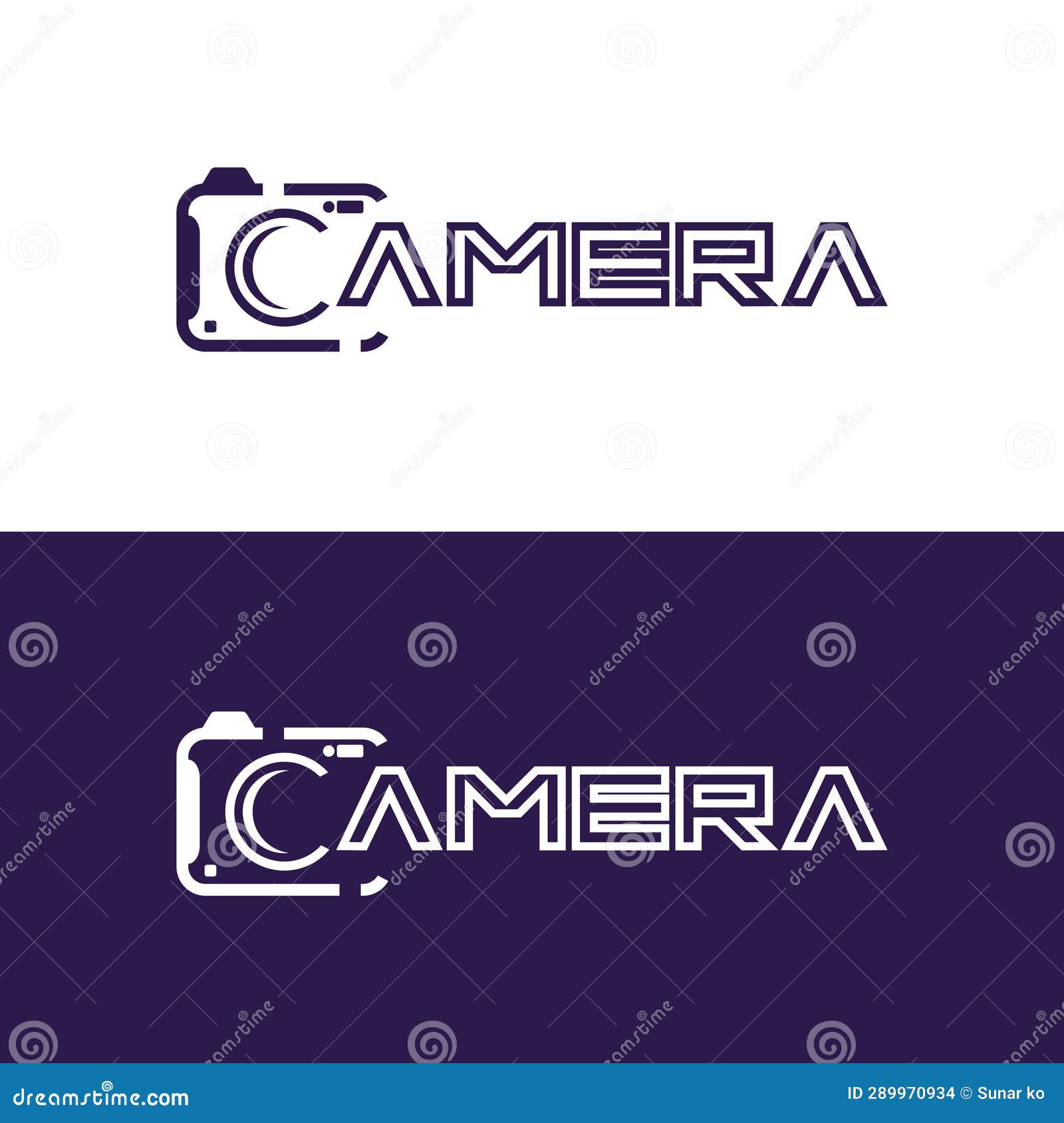 Letter C with Camera Logo Design Vector Illustration Template Stock ...