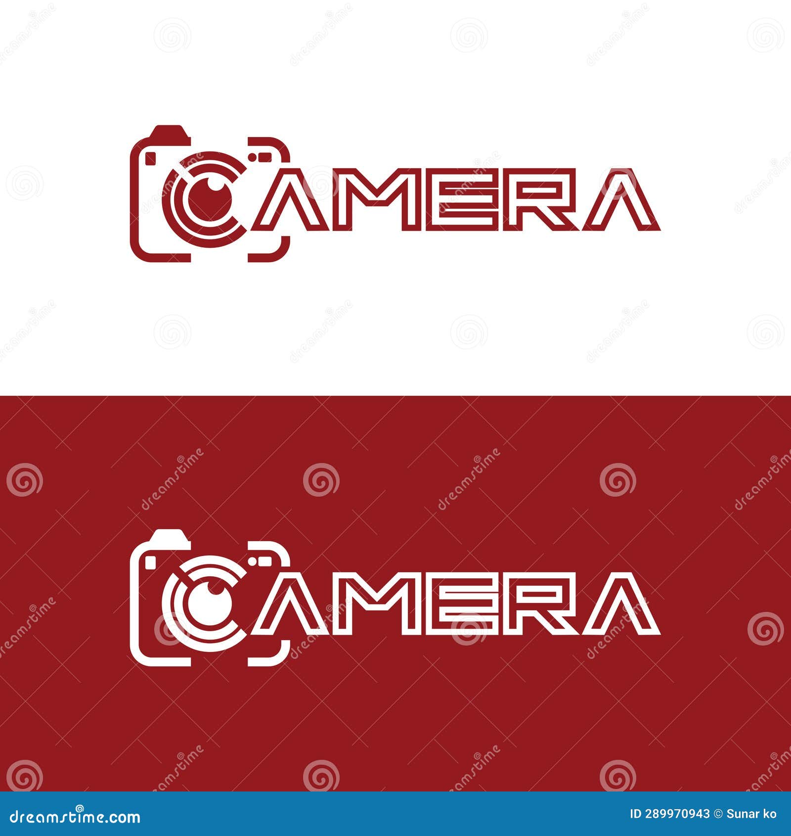 Letter C with Camera Logo Design Vector Illustration Template Stock ...
