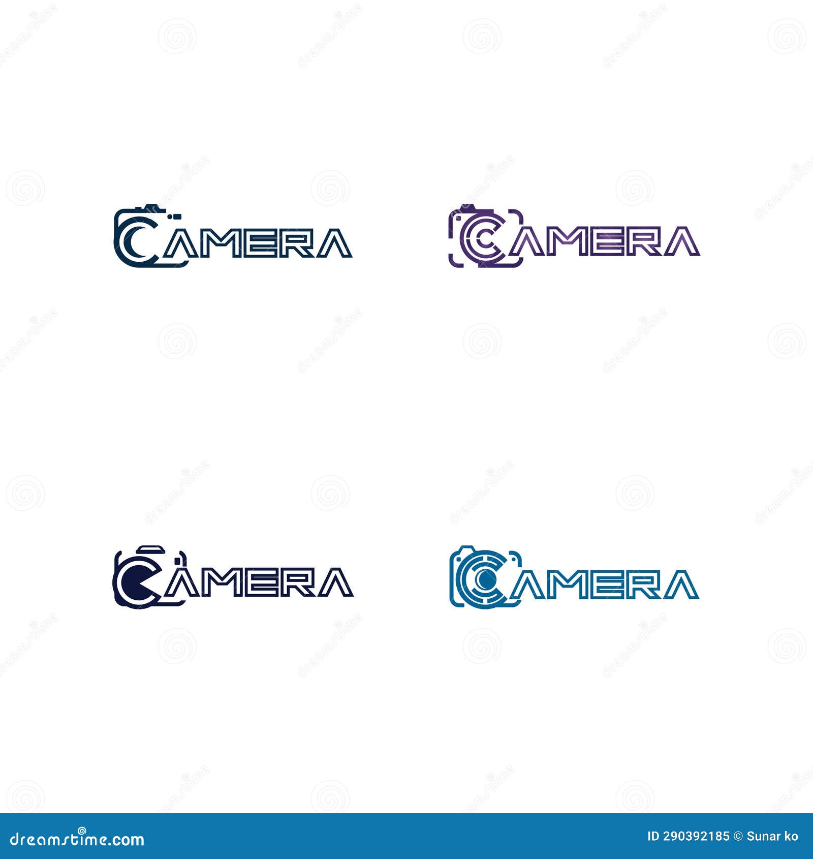 Letter C with Camera Logo Design Vector Illustration Template Stock ...