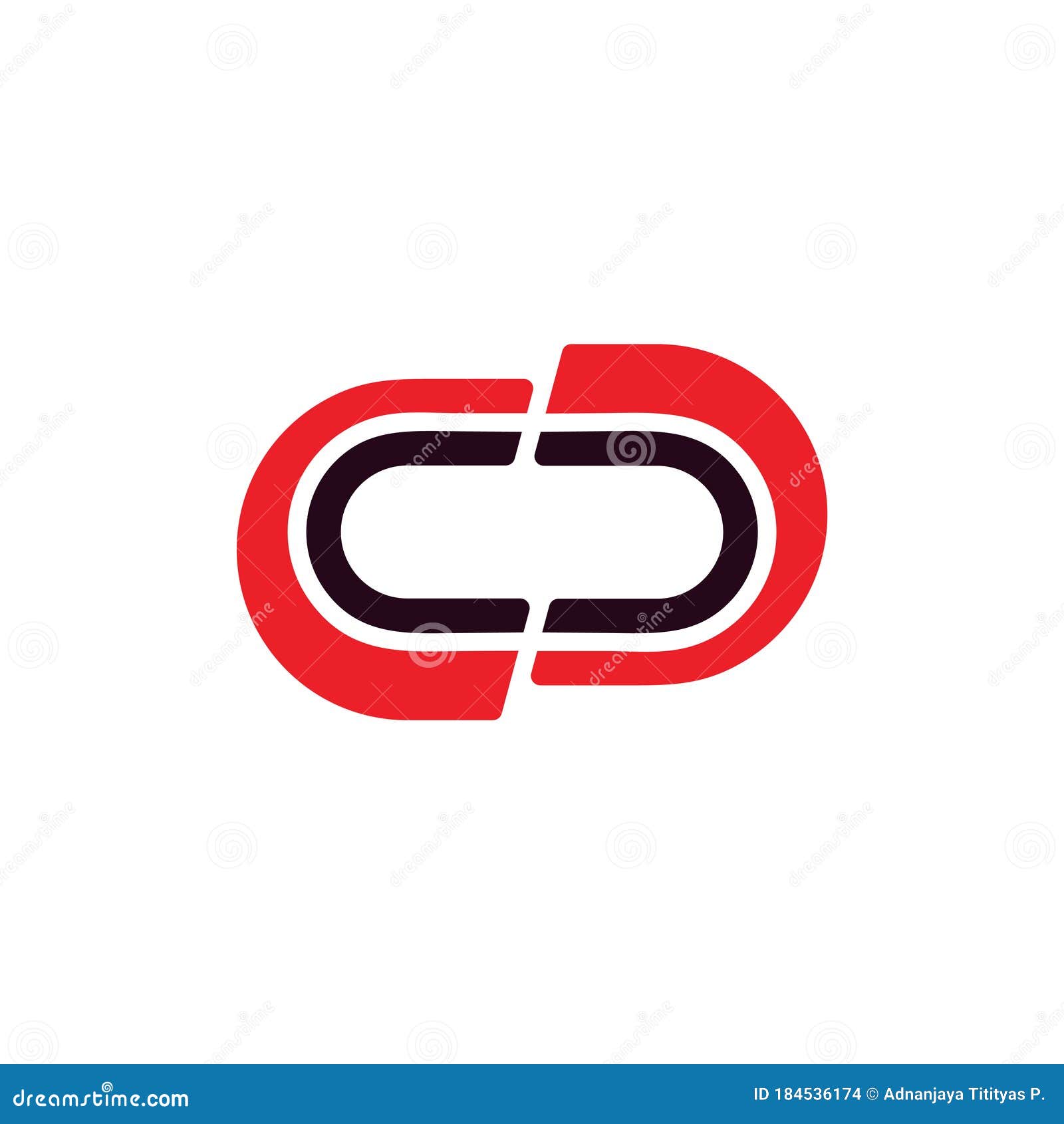 Letter C Capsule Oval Shape Logo Vector Stock Vector - Illustration of ...